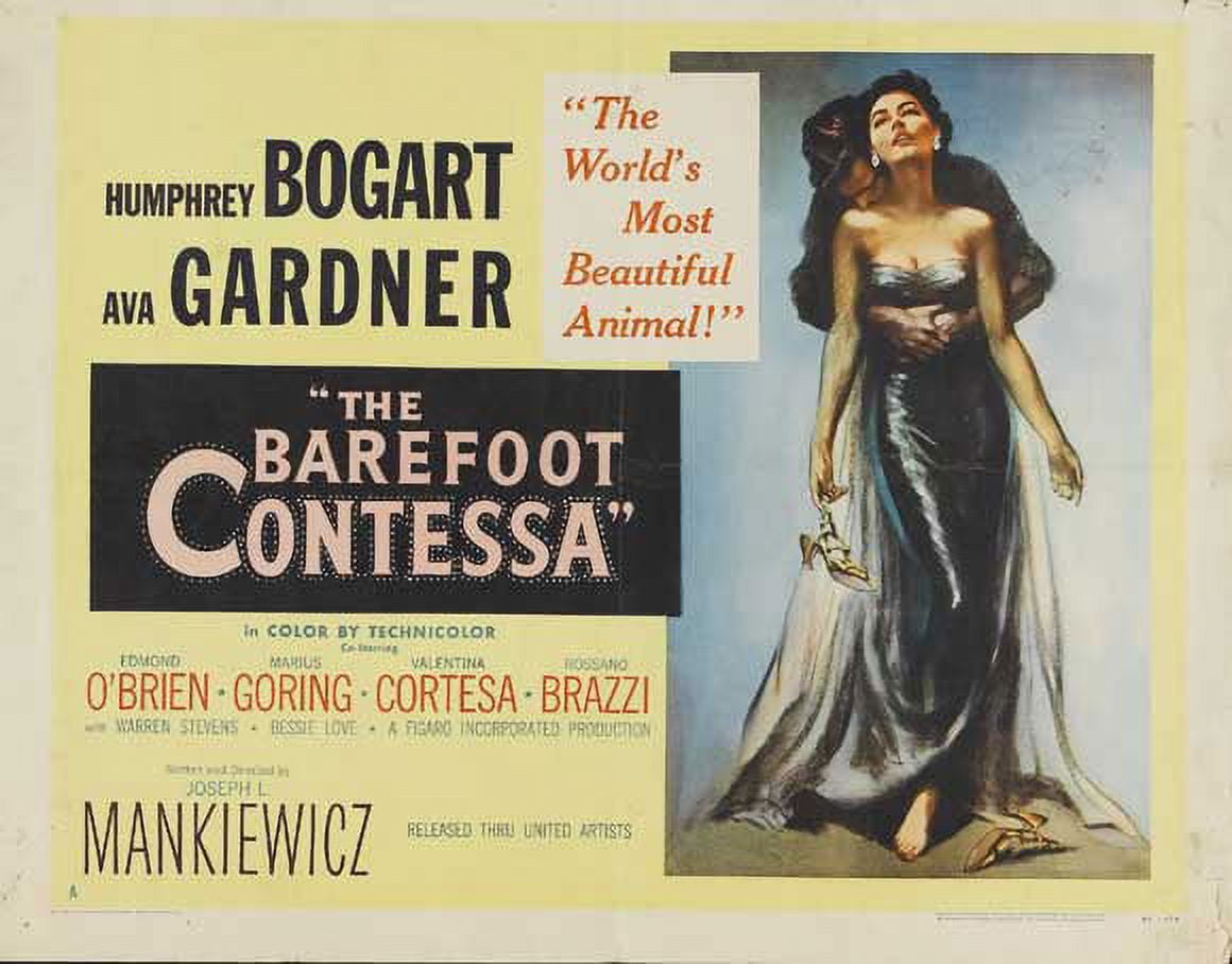 Barefoot Contessa - movie POSTER (Half Sheet Style B) (22" x 28") (1954 ...