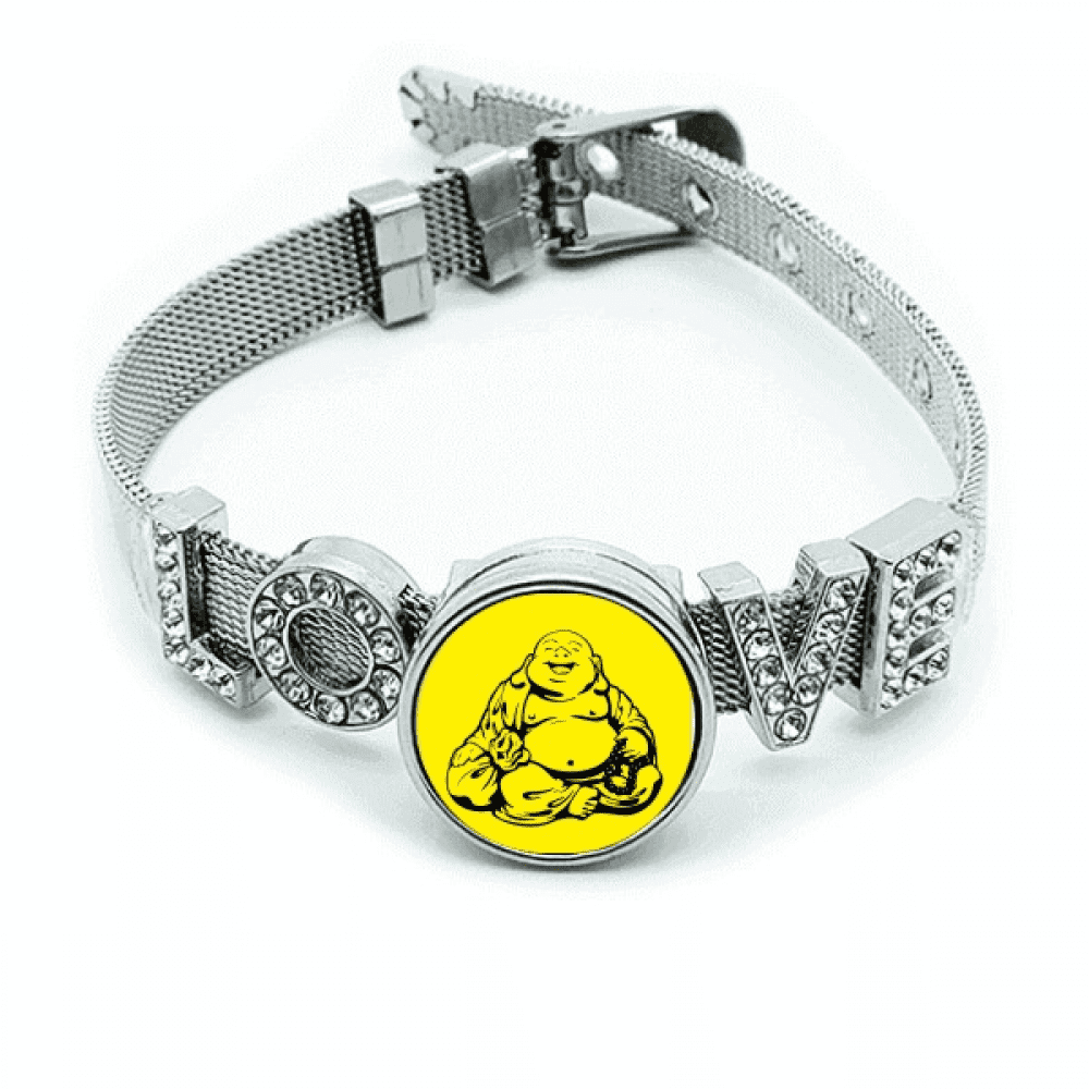 Barefoot Daisen Monk Fat Blessing Mellow Bracelet Wristband Crystal ...