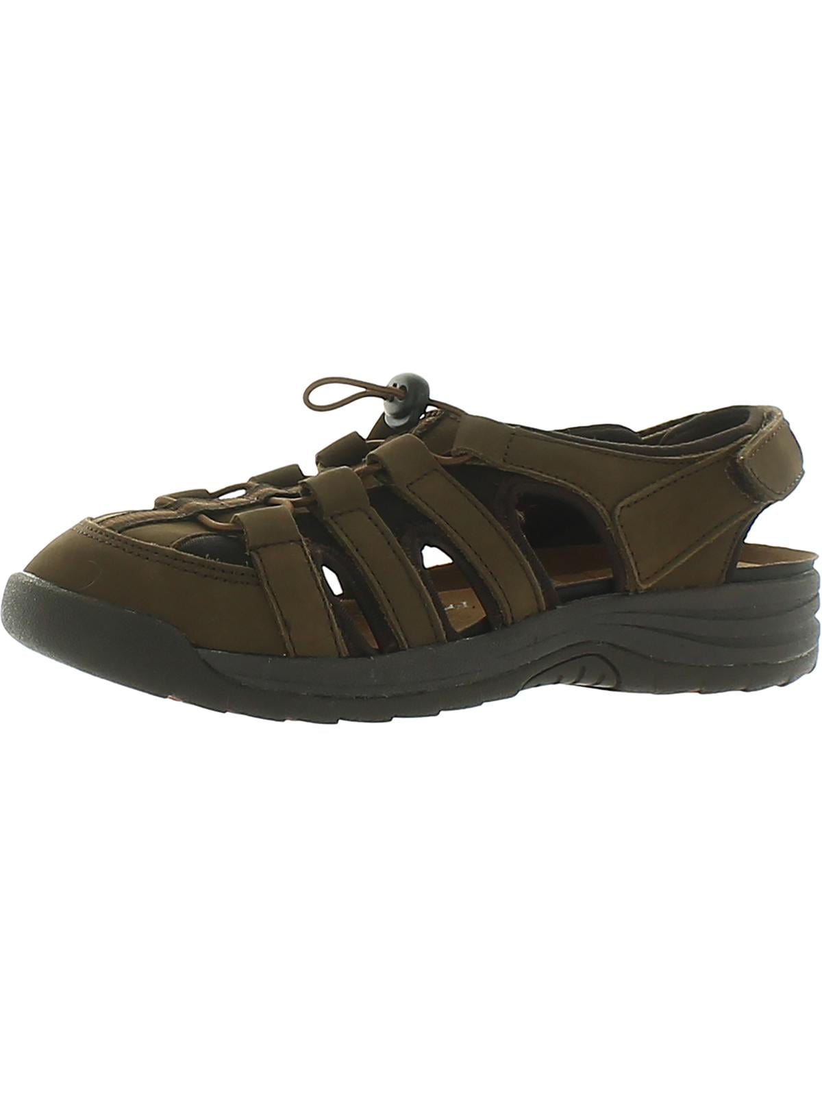 Barefoot Freedom Womens Element Leather Adjustable Fisherman Sandals ...