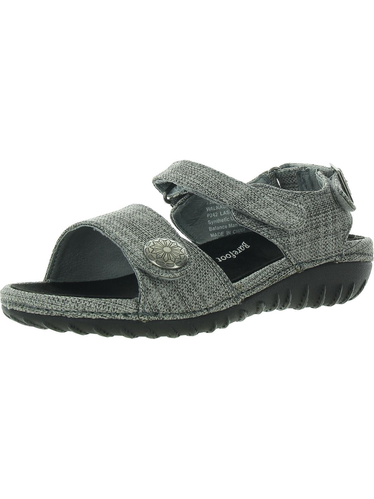 Barefoot Freedom Womens Walkabout Leather Slingback Flat Sandals ...