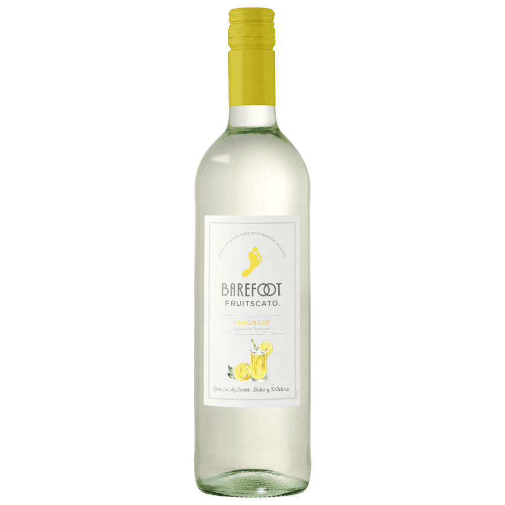 Barefoot Fruitscato Lemonade Moscato White Wine, 750ml Bottle - Walmart.com