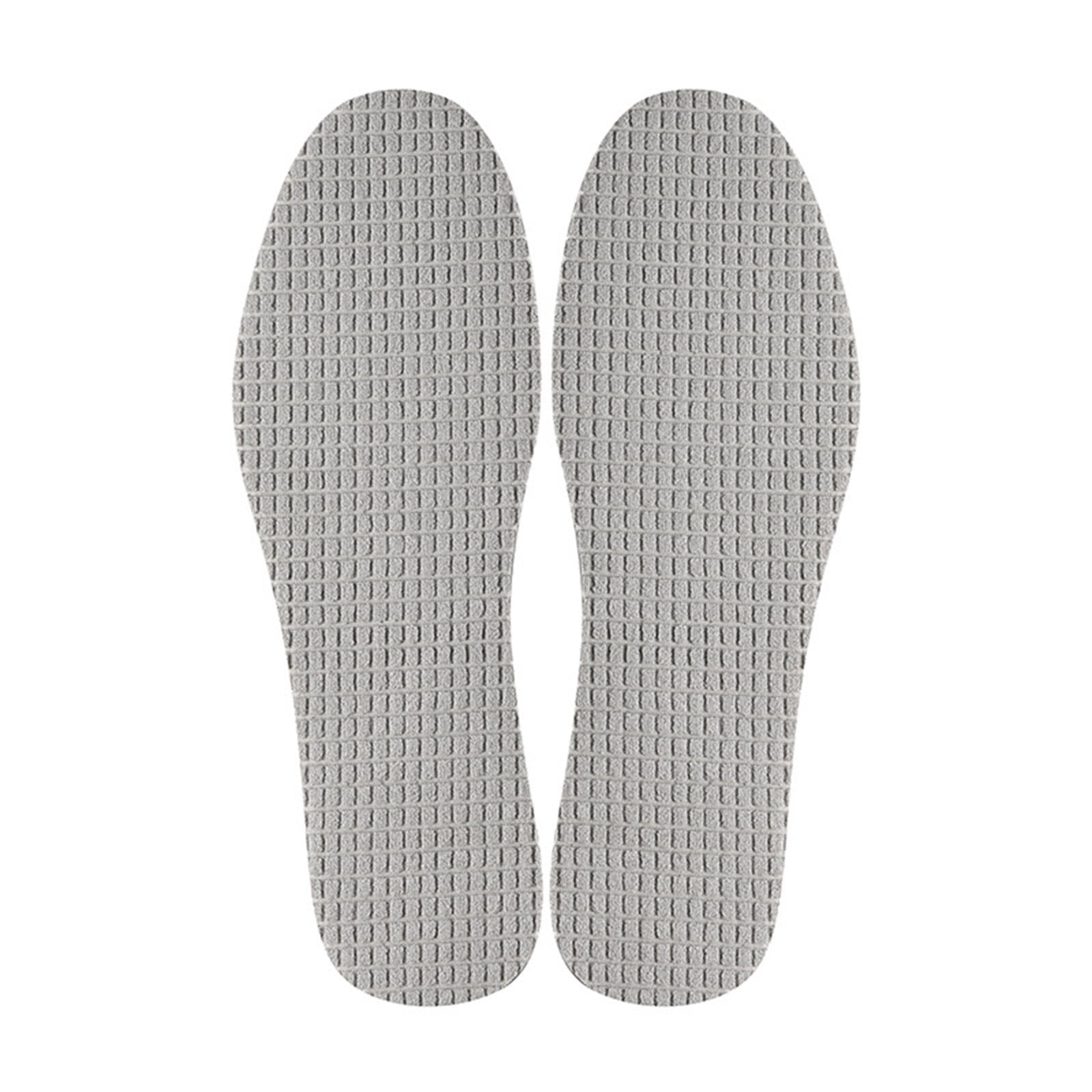 Barefoot Shoe Pads 4 Pairs Latex Base Absorbent Terry Cloth Fabric Shoe ...