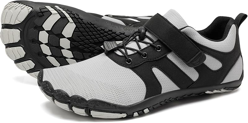 Barefoot Shoes Men Wide Toe Box Zero Drop Men's Trail Running Cross ...