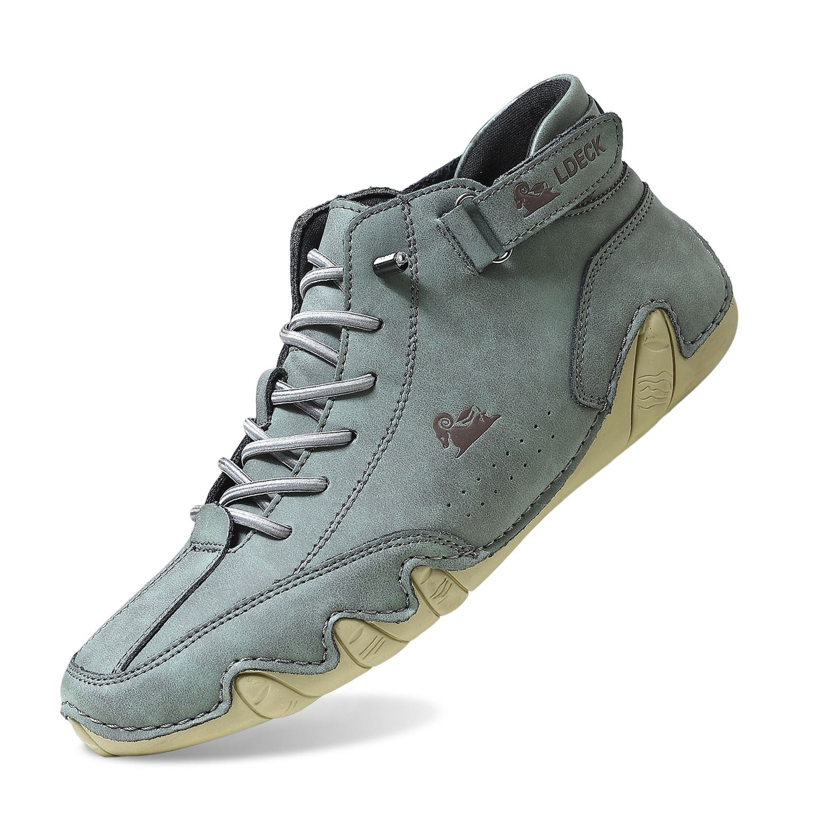 Barefoot Shoes Vogany Breathable Mens Leather Sneaker Orthopaedic Shoes ...