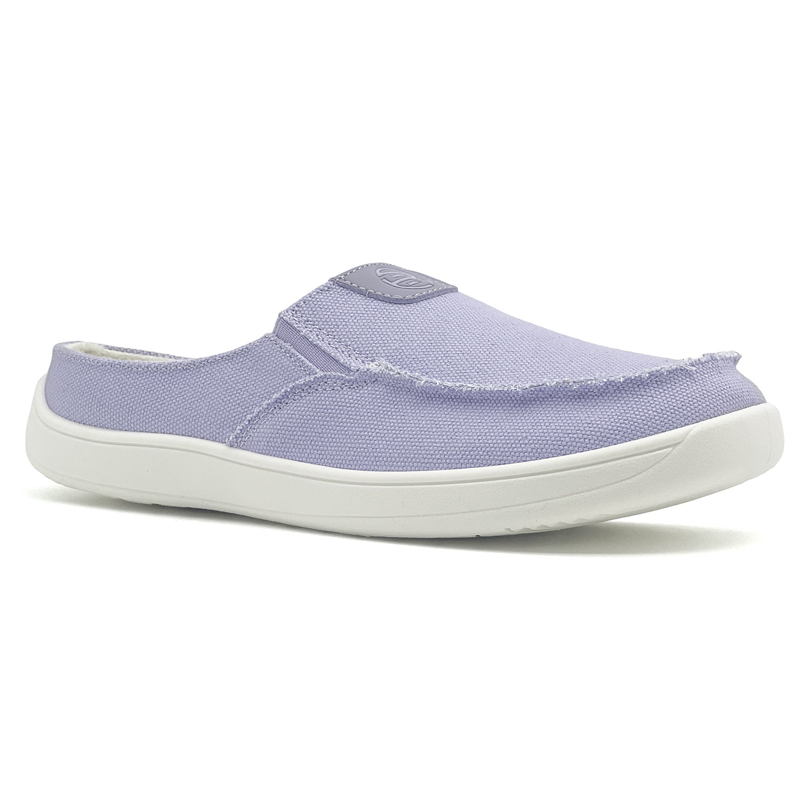 Barefoot Shoes Wide Toe Box Canvas Mules for Women with Fleece ...