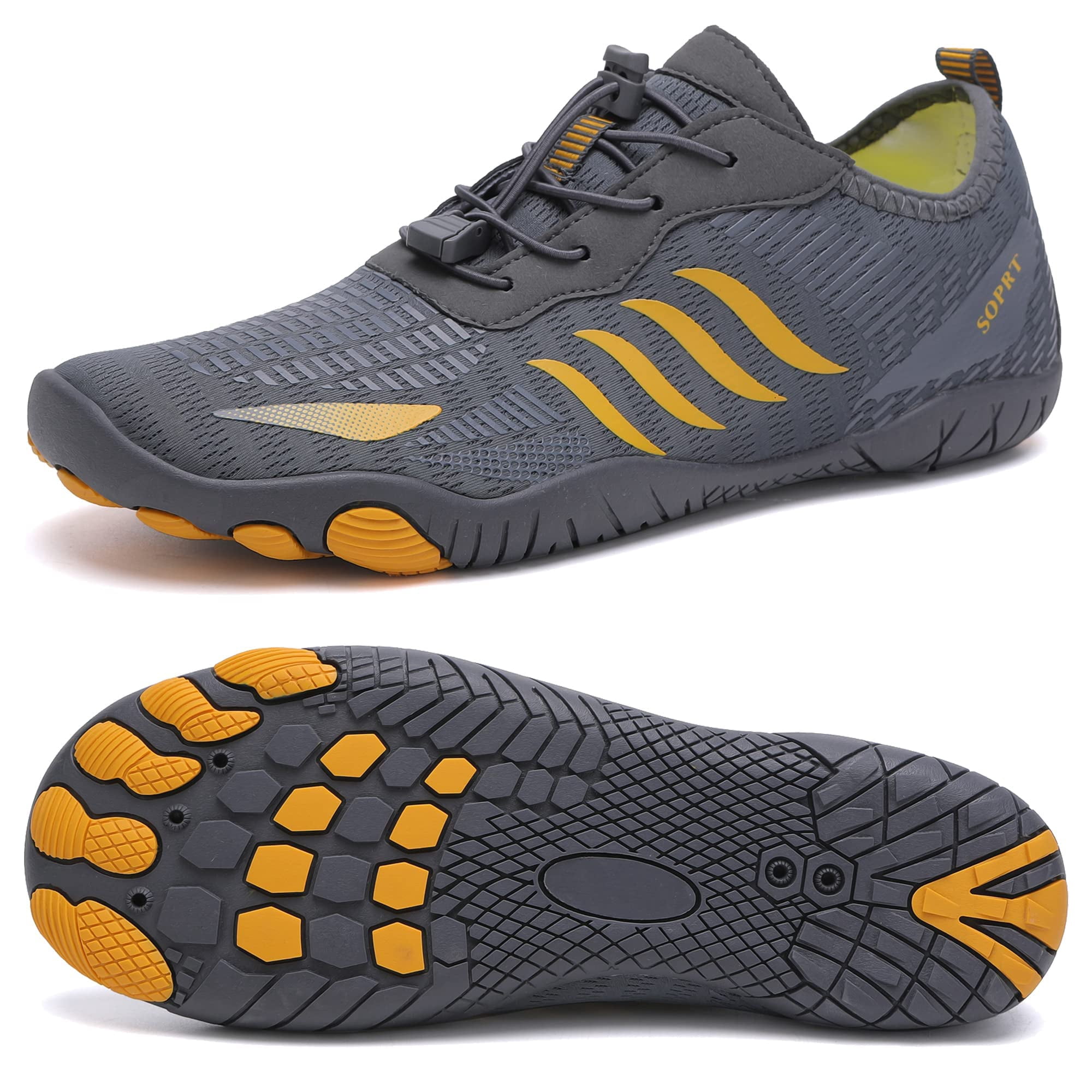 Barefoot Shoes Womens Mens Wide Toe Water Barefoot Trainers for Walking ...