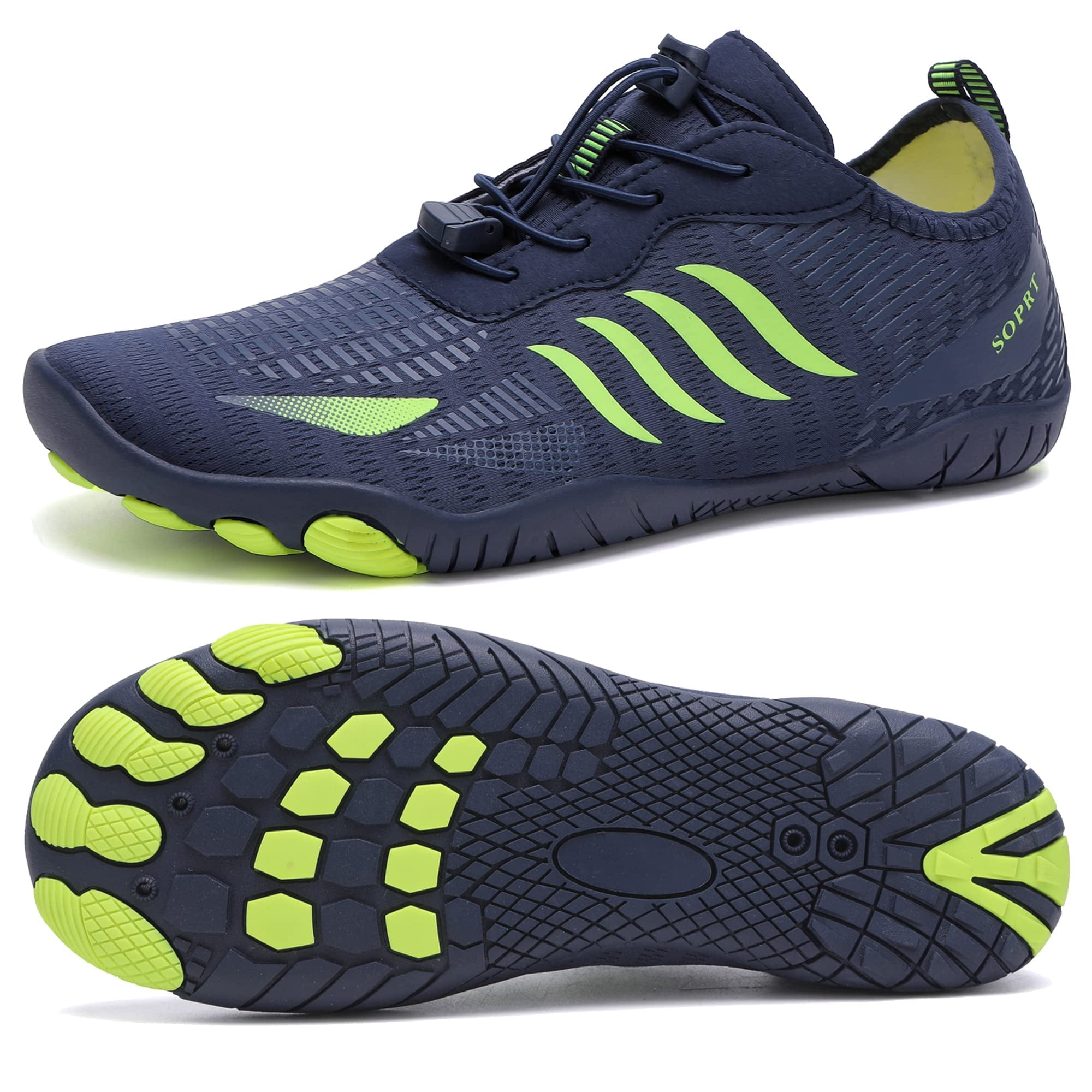 Barefoot Shoes Womens Mens Wide Toe Water Barefoot Trainers for Walking ...