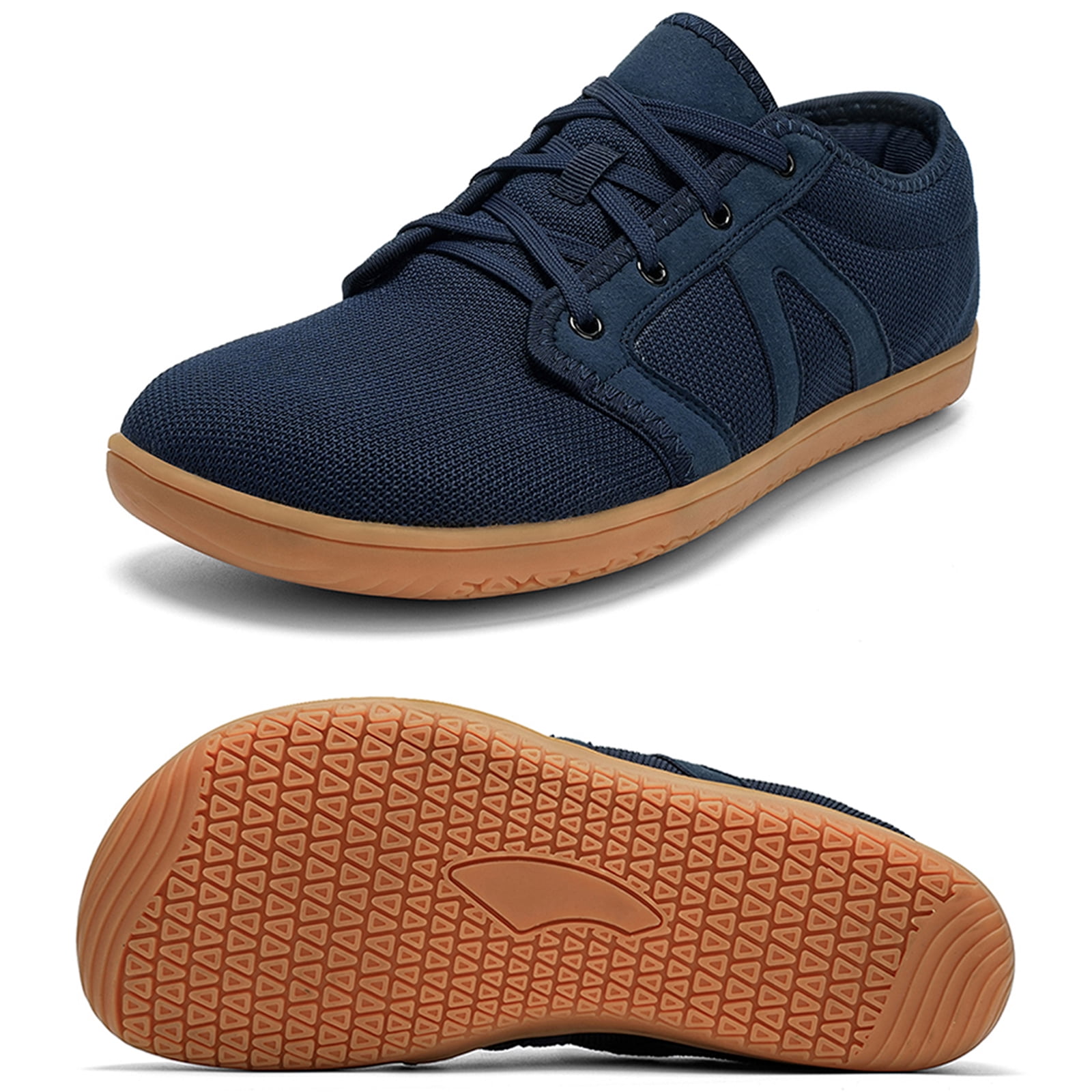 Mens Wide Width Barefoot Shoes Walking Shoes Zero Drop Mesh Tennis ...