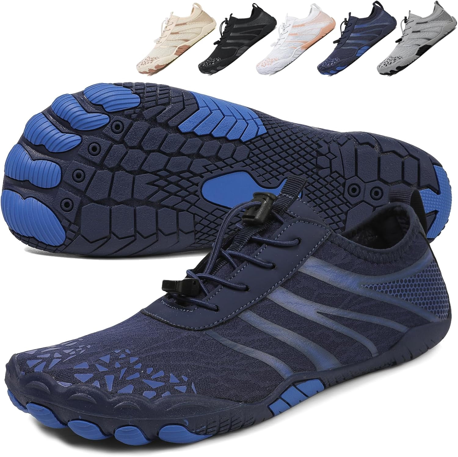 Barefoot Water Shoes, Breathable Quick Dry Hiking Footwear, Wide Toe ...