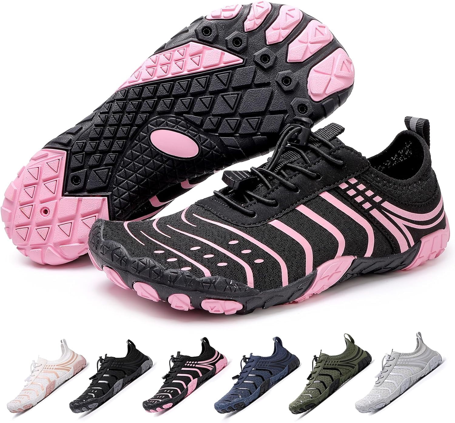 Barefoot Water Shoes, Breathable Quick Dry Hiking Footwear, Wide Toe ...
