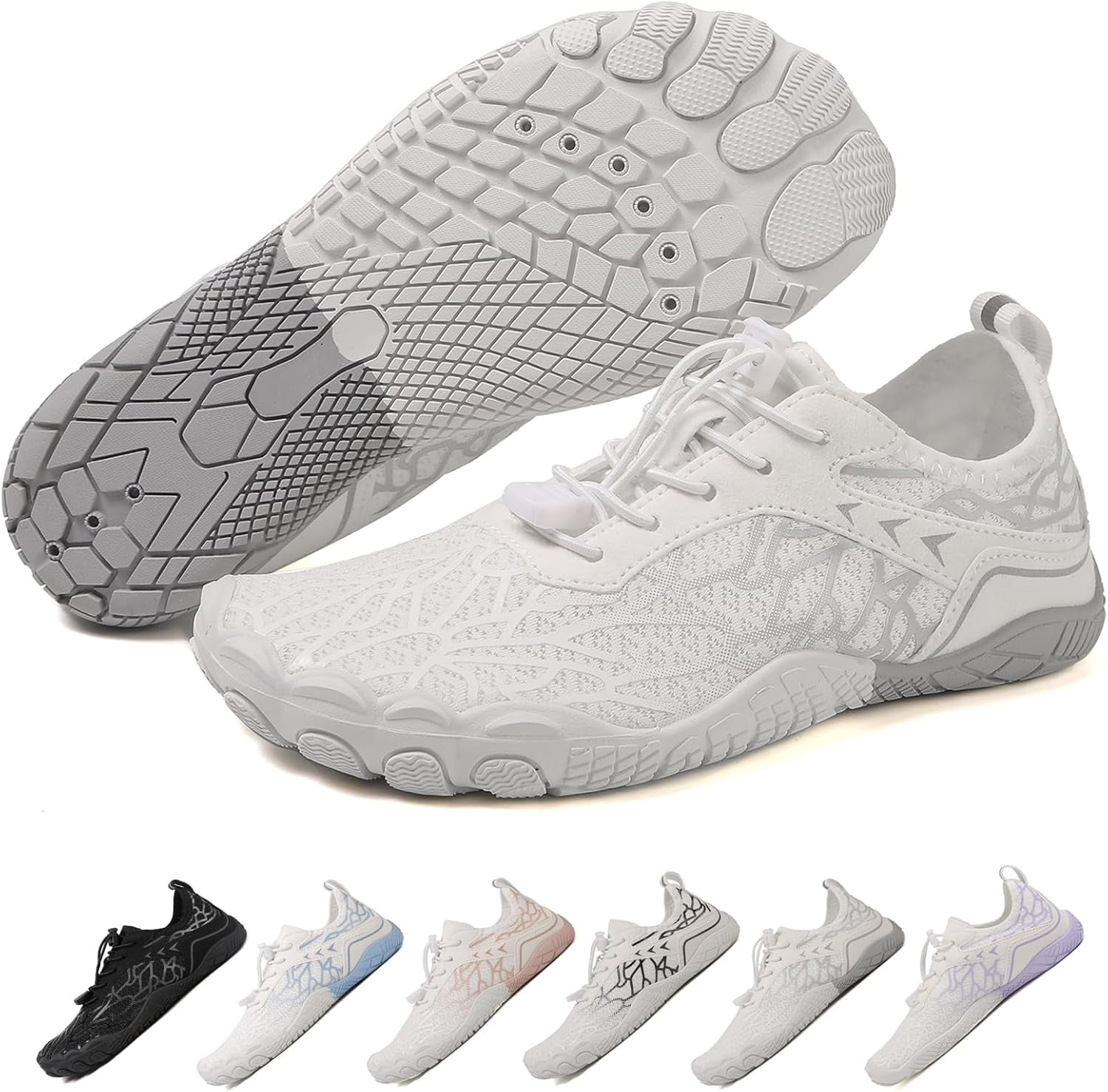 Barefoot Water Shoes, Breathable Quick Dry Hiking Footwear, Wide Toe ...