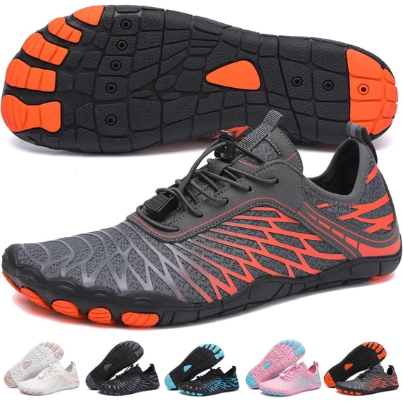 Barefoot Water Shoes, Breathable Quick Dry Hiking Footwear, Wide Toe ...