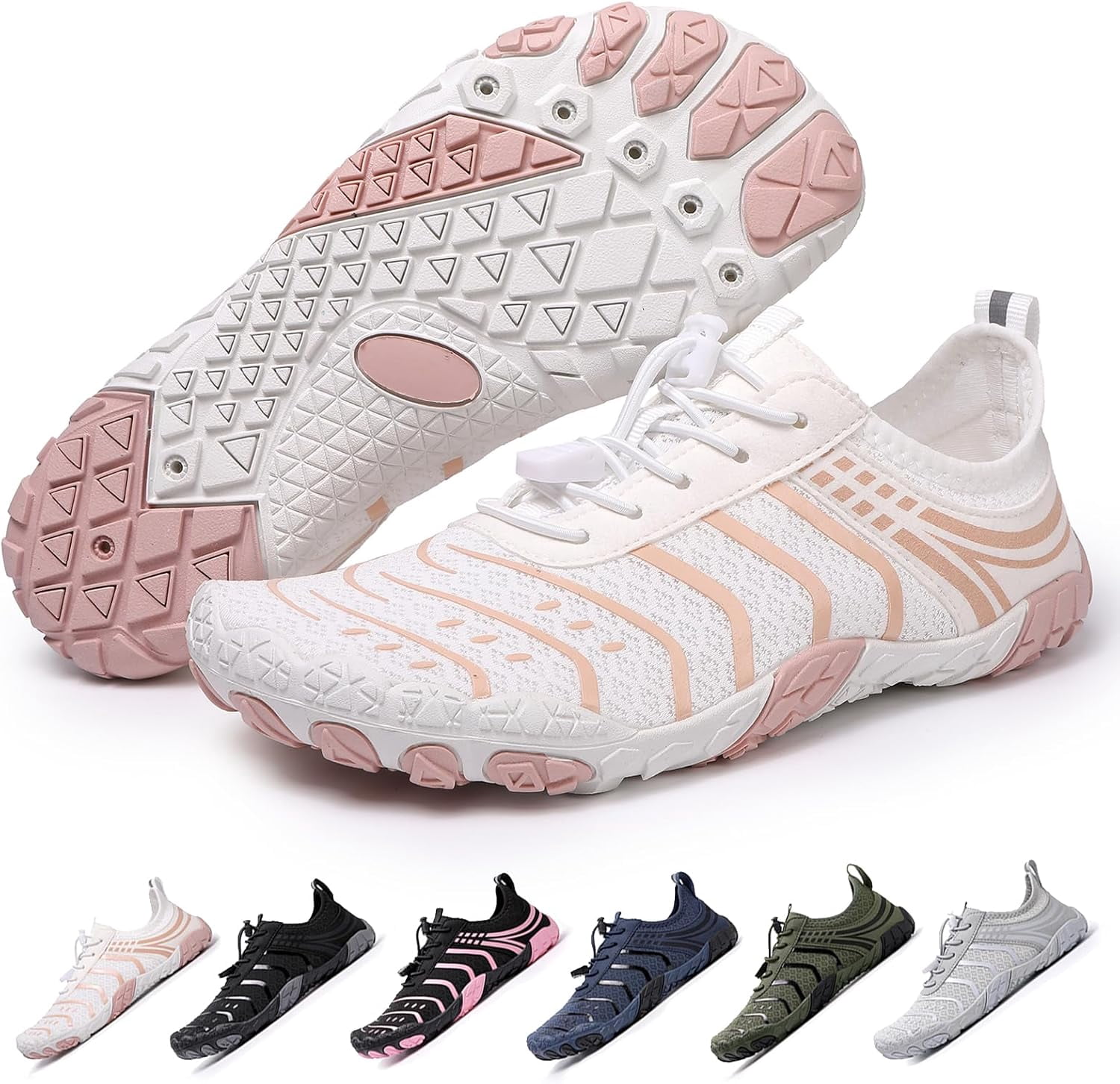 Barefoot Water Shoes, Breathable Quick Dry Hiking Footwear, Wide Toe ...