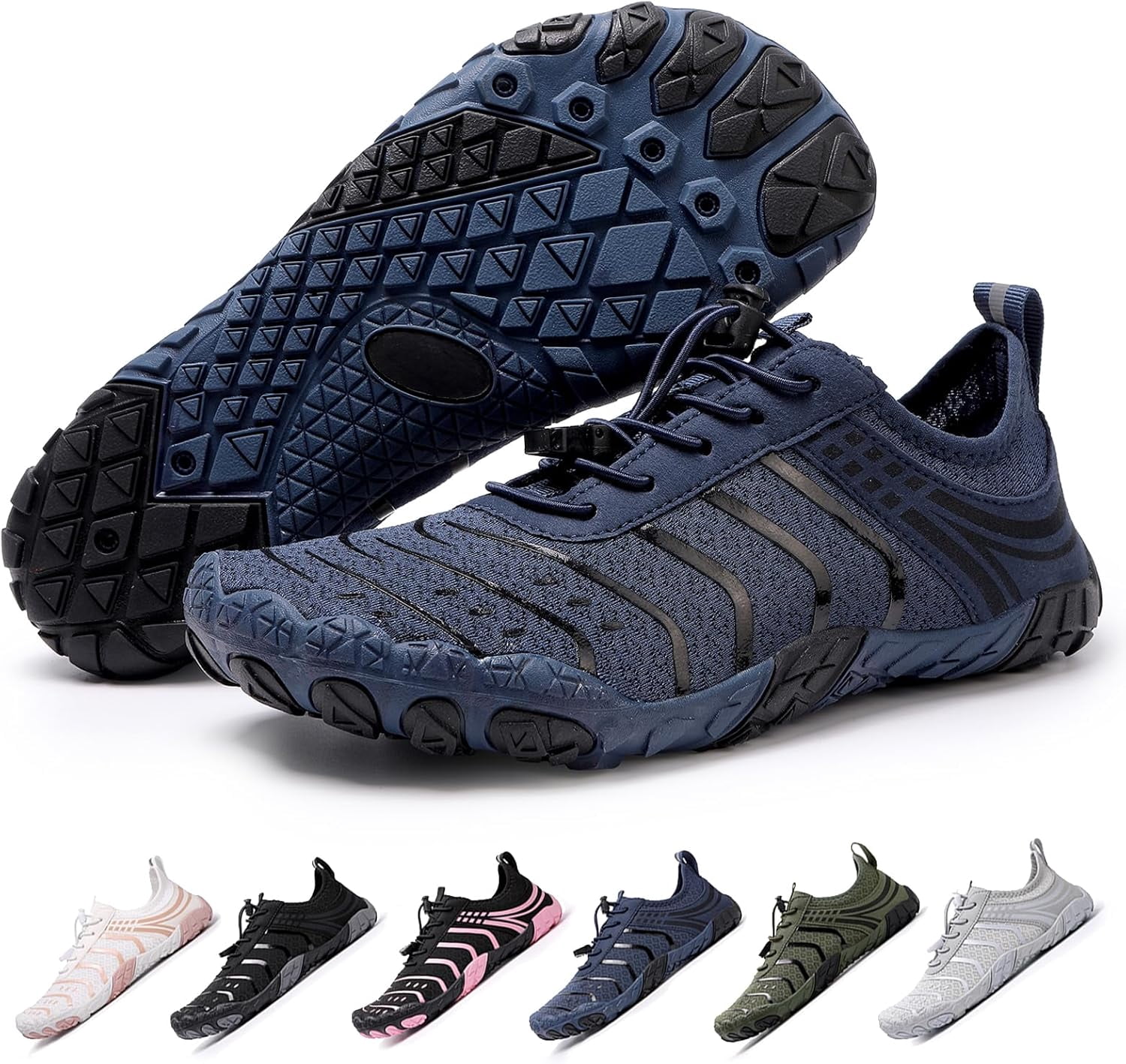 Barefoot Water Shoes, Breathable Quick Dry Hiking Footwear, Wide Toe ...
