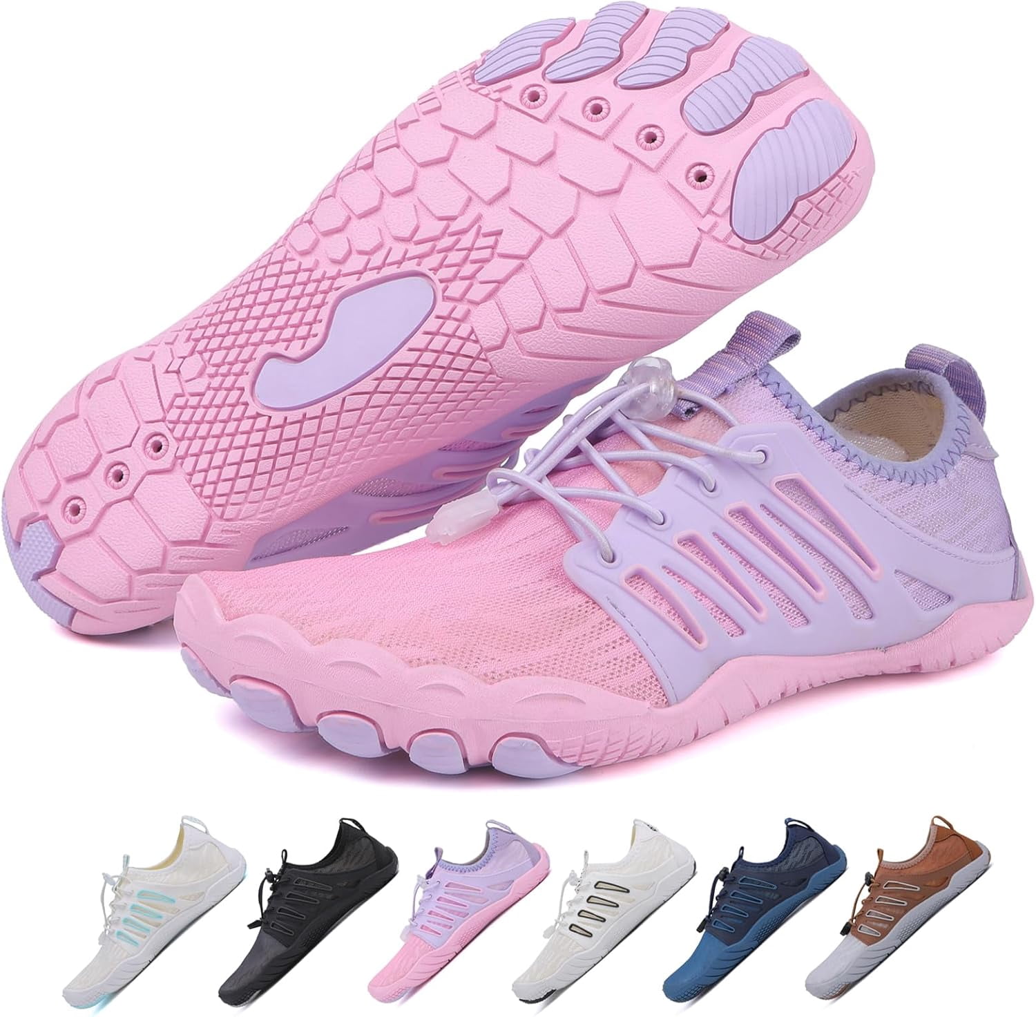 Barefoot Water Shoes, Breathable Quick Dry Hiking Footwear, Wide Toe ...
