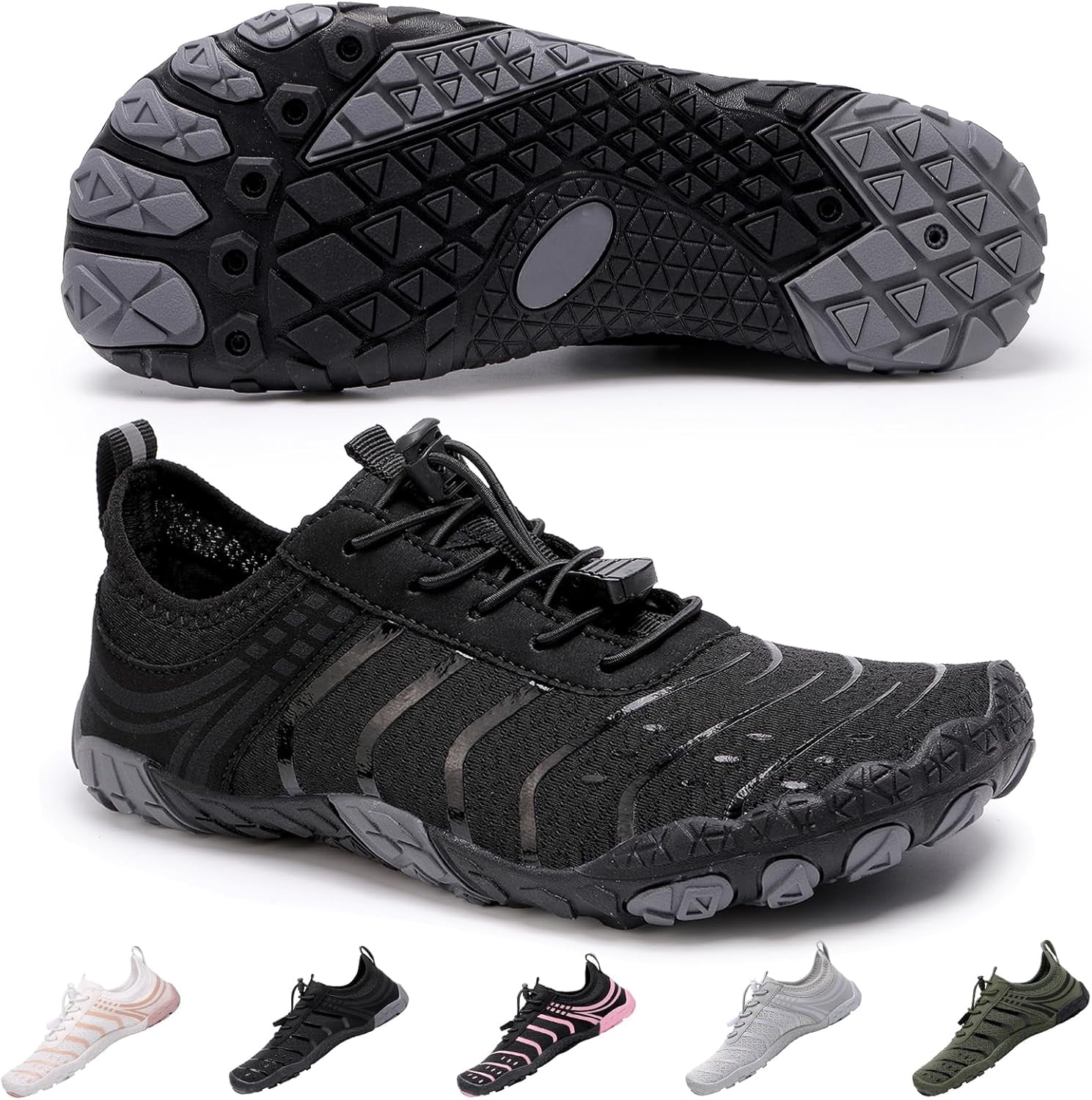Barefoot Water Shoes, Wide Toe Box Hiking Shoes, Breathable Quick Dry ...