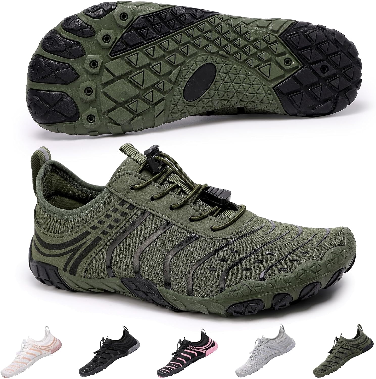 Barefoot Water Shoes, Wide Toe Box Hiking Shoes, Breathable Quick Dry ...