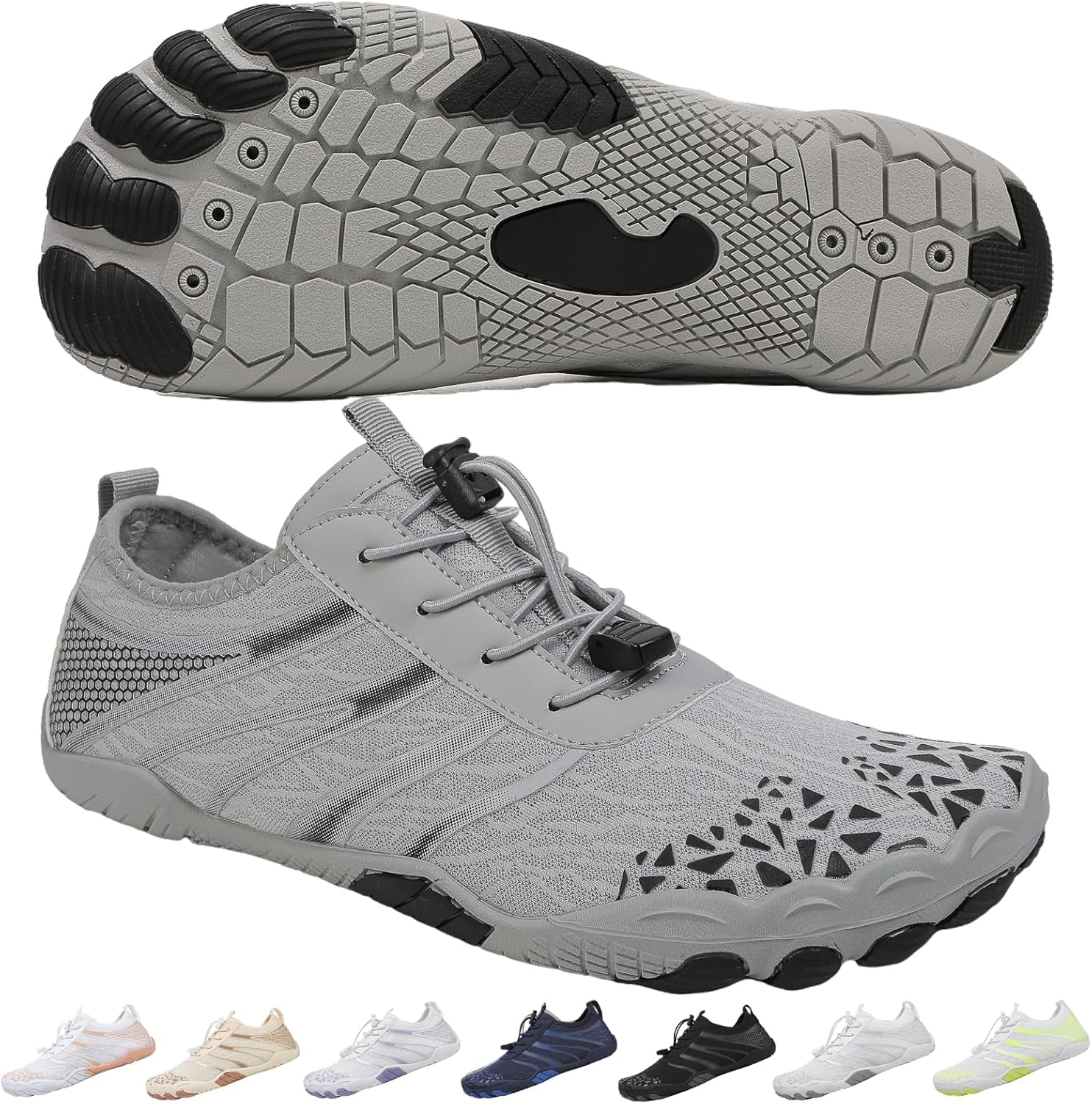 Barefoot Water Shoes, Wide Toe Box Hiking Shoes, Breathable Quick Dry ...