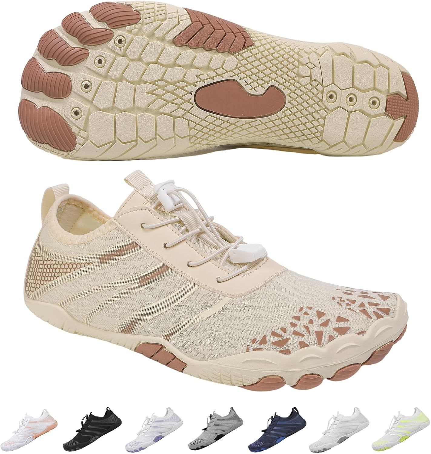 Barefoot Water Shoes, Wide Toe Box Hiking Shoes, Breathable Quick Dry ...