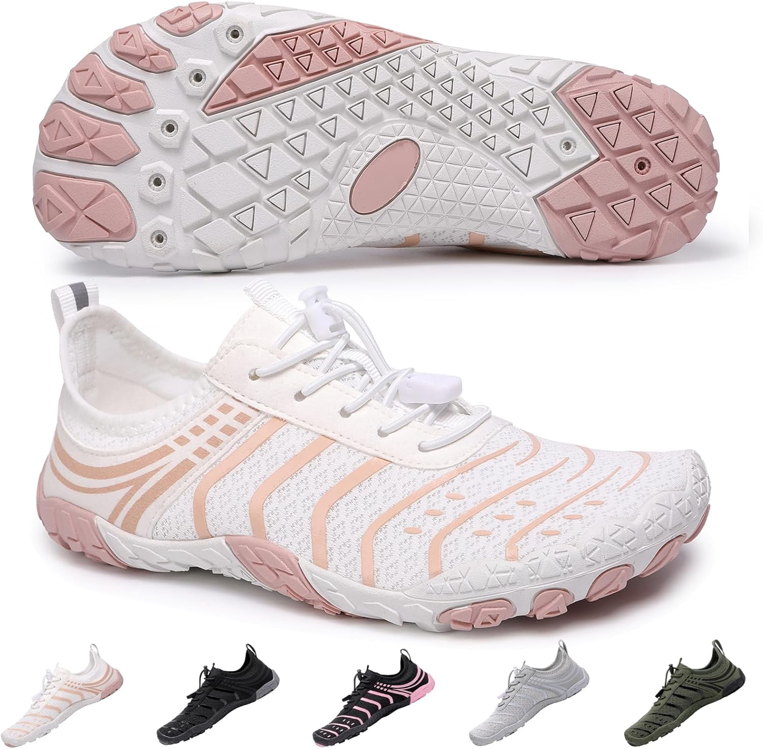Barefoot Water Shoes, Wide Toe Box Hiking Shoes, Breathable Quick Dry ...