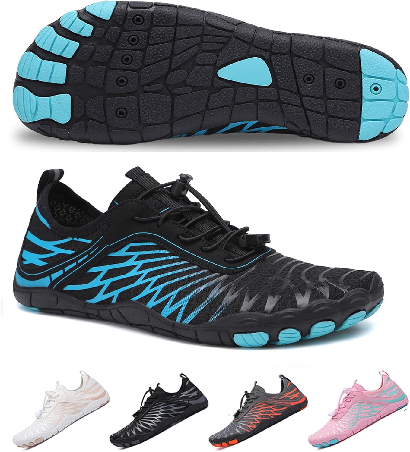 Barefoot Water Shoes, Wide Toe Box Hiking Shoes, Breathable Quick Dry ...