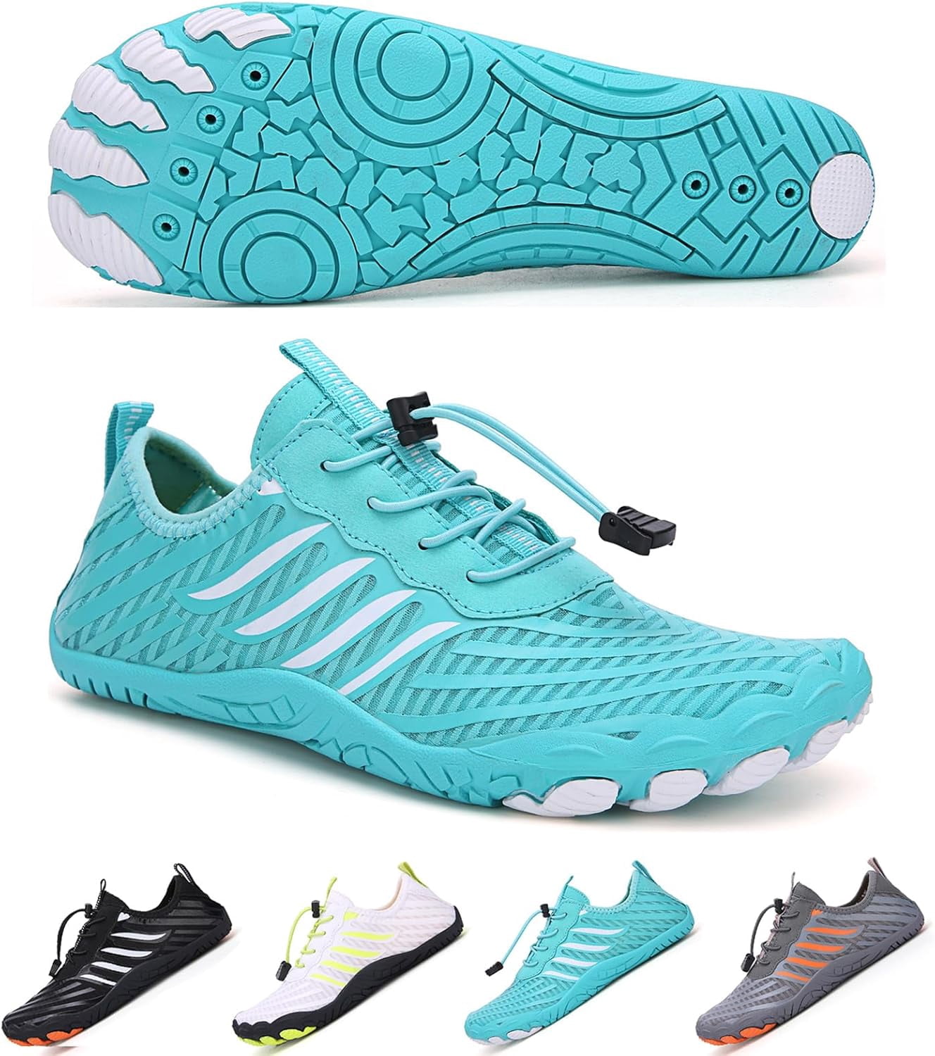 Barefoot Water Shoes, Wide Toe Box Hiking Shoes, Breathable Quick Dry ...