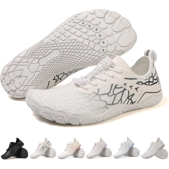 Barefoot Water Shoes for Women Men, Wide Toe Box Quick-Dry Aqua Shoes ...