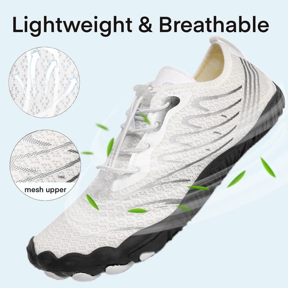 Barefoot Water Shoes for Men and Women, Wide Toe Box Quick-Dry Aqua ...