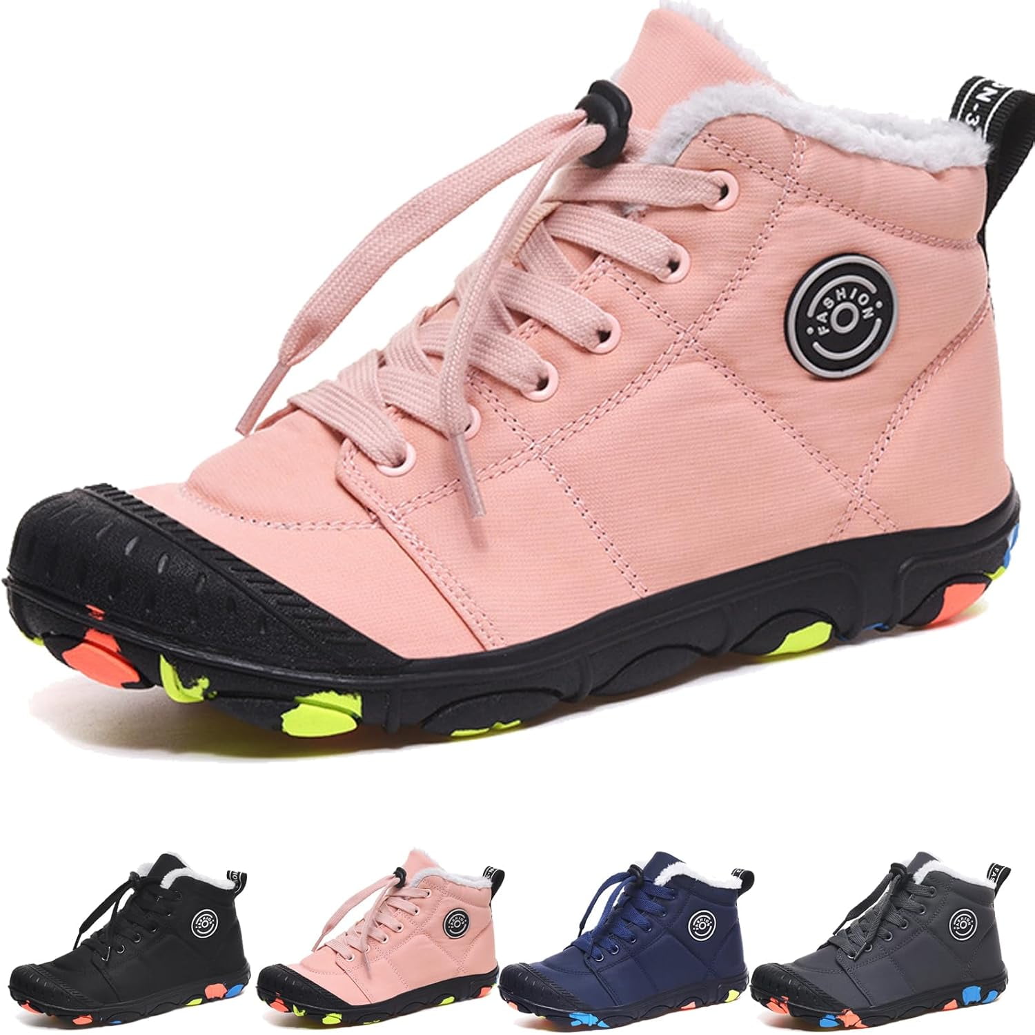 Barefoot Winter Boots Kids Waterproof Hike Winter Footwear Barefoot ...