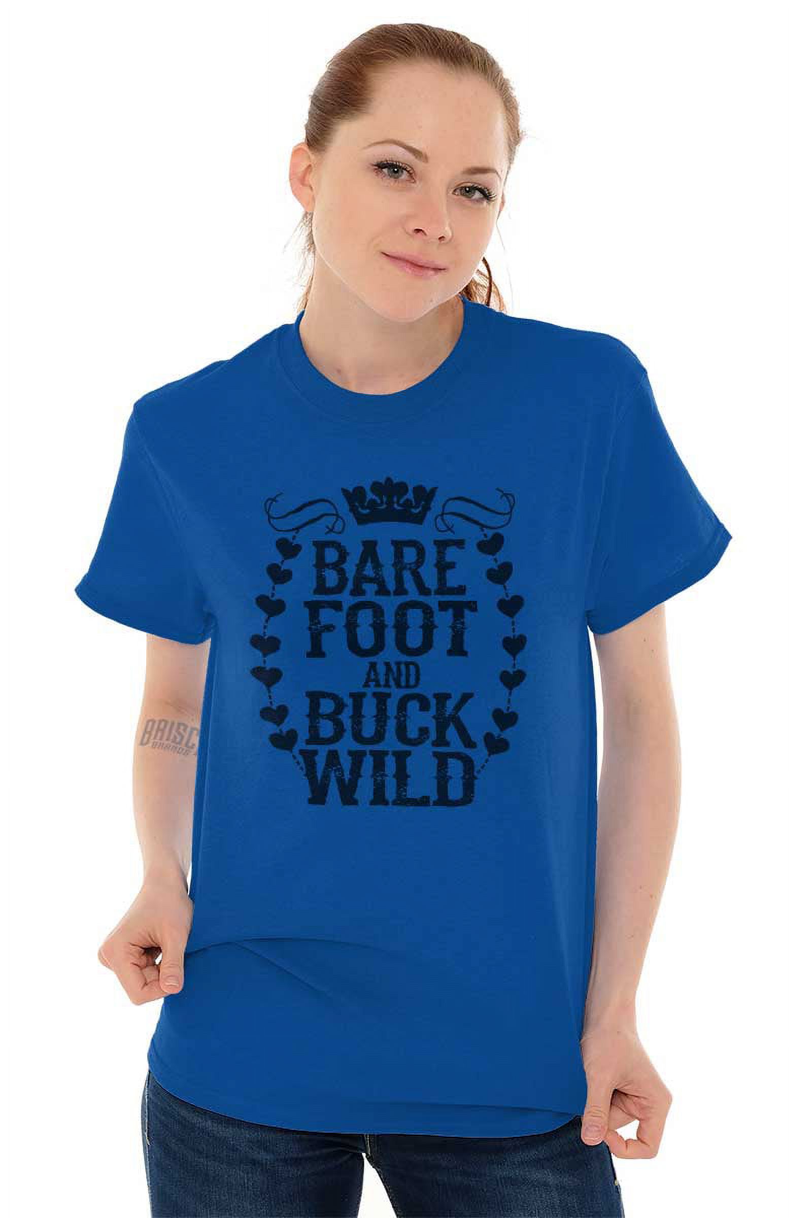 Barefoot and Buck Wild Country Love Women's Plus Size Graphic Tee ...