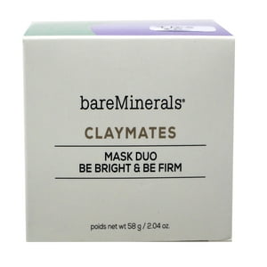 BAREMINERALS/CLAYMATES MASK DUO BE BRIGHT & BE PURE 2.04 OZ
