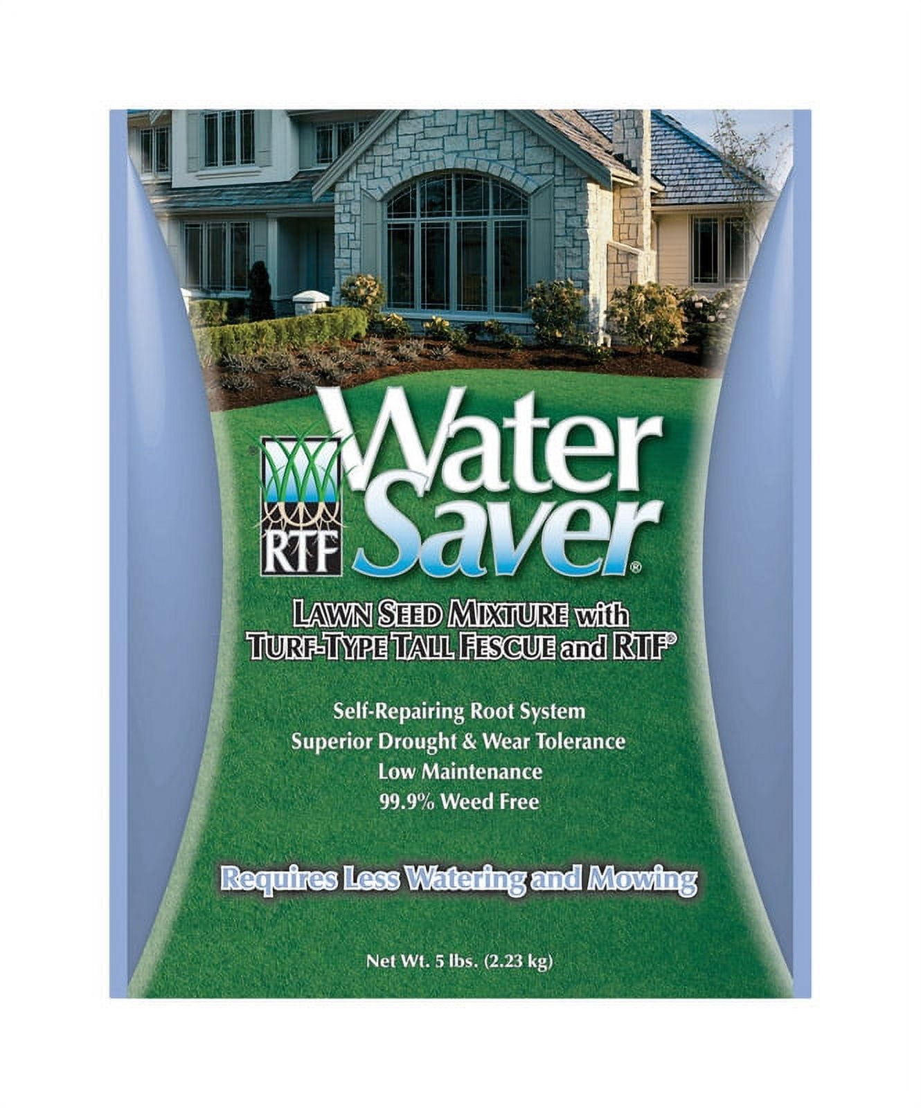 Barenbrug Water Saver Tall Fescue Grass Sun or Shade Grass Seed 5 lb ...