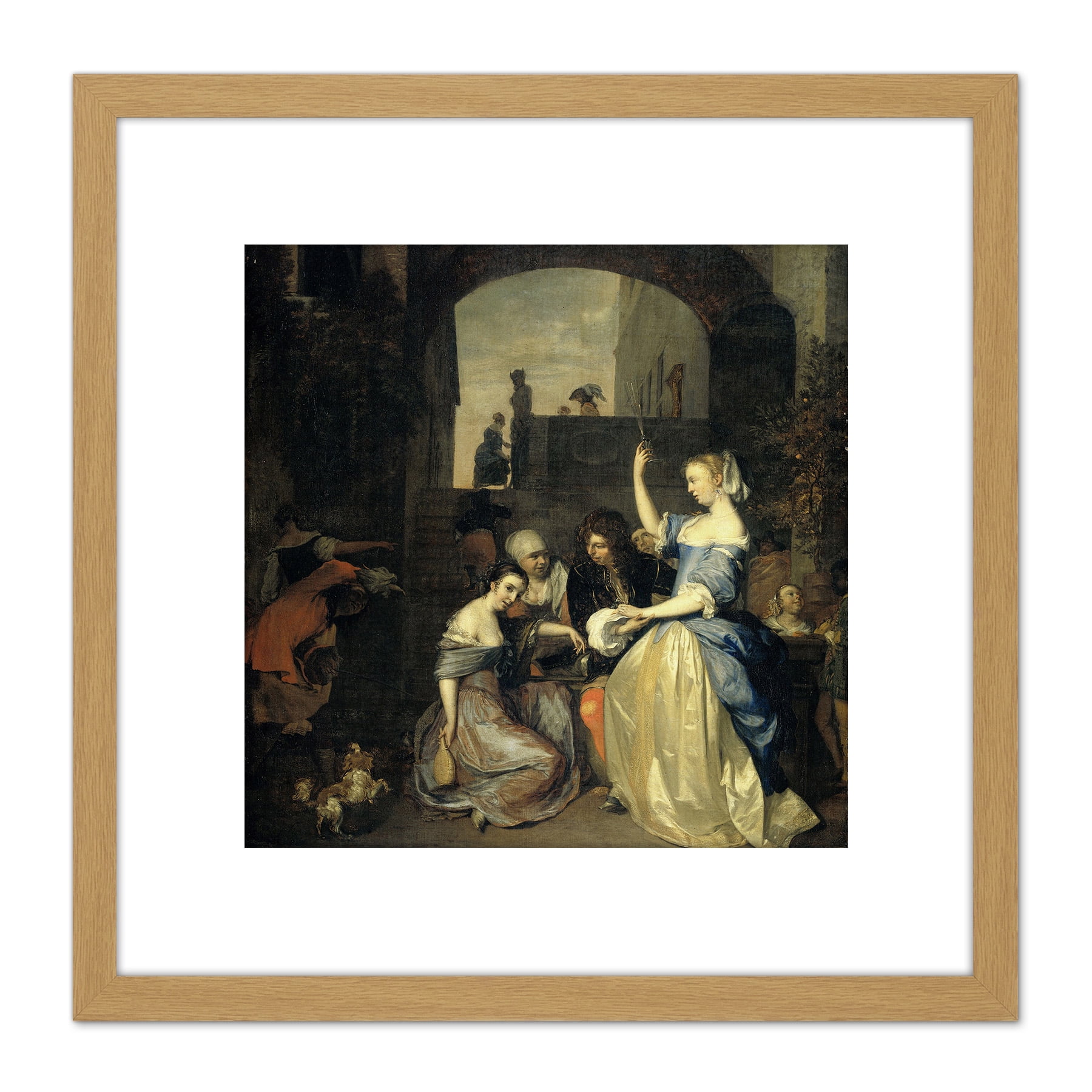 Barend Graat Prodigal Son Painting 8X8 Inch Square Wooden Framed Wall ...
