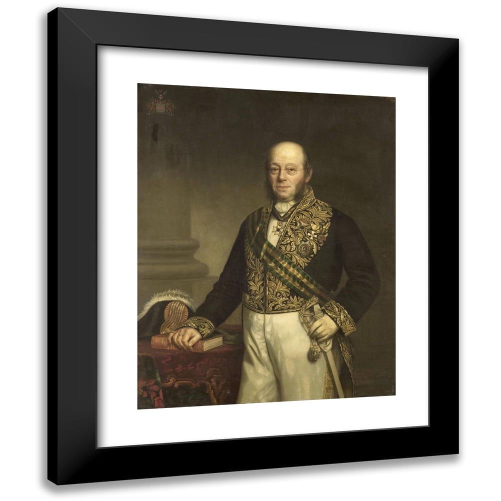 Barend Leonardus Hendriks 12x14 Black Modern Framed Museum Art Print ...