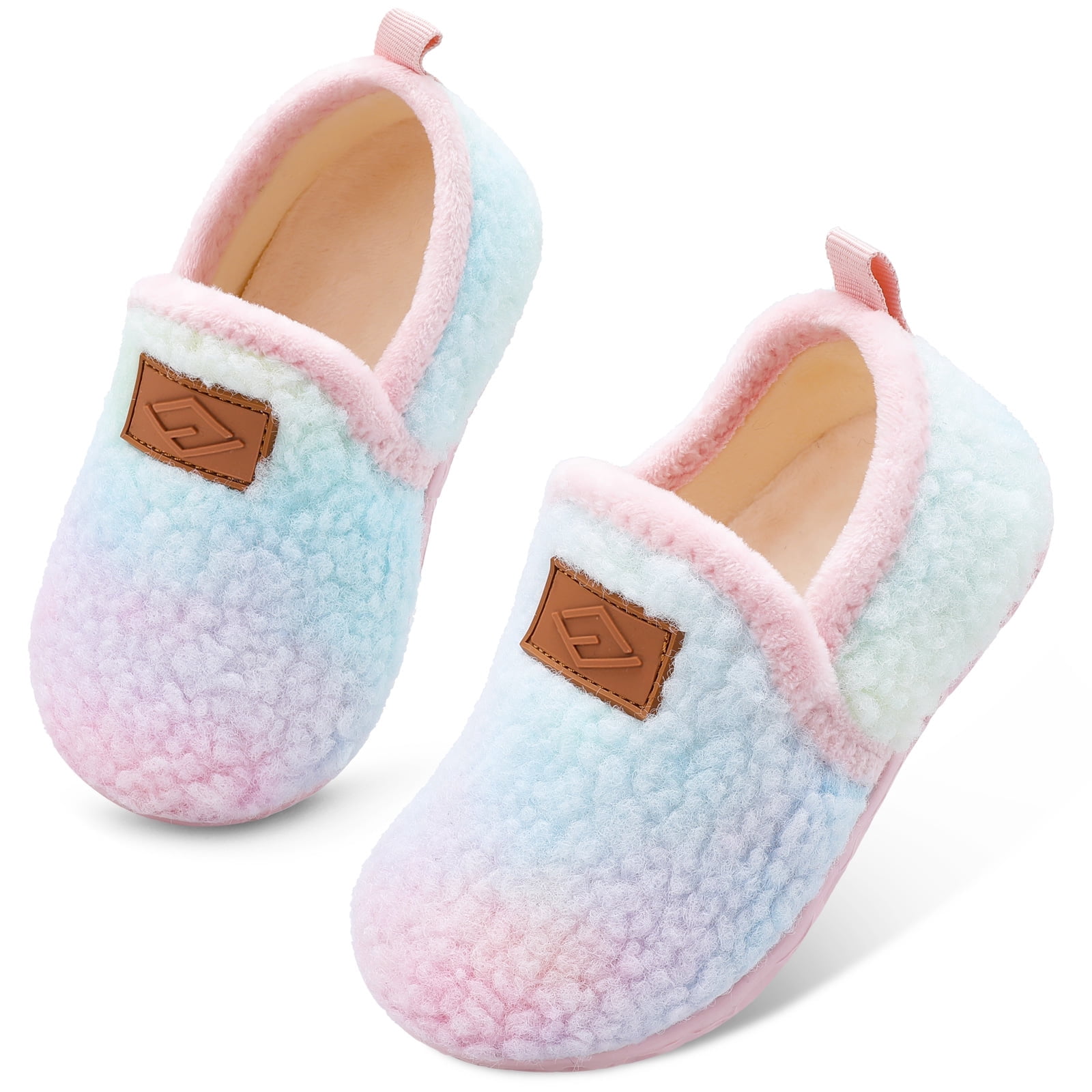 Barerun Toddler Boys Girls Home Slippers, Indoor Outdoor, Non-Slip ...