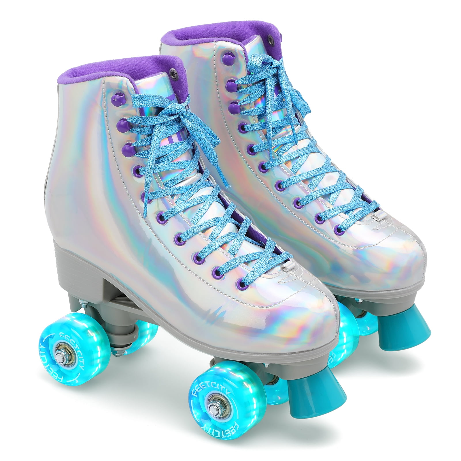 Barerun High-top Roller Skates Women Classic Quad Roller Skates Light ...