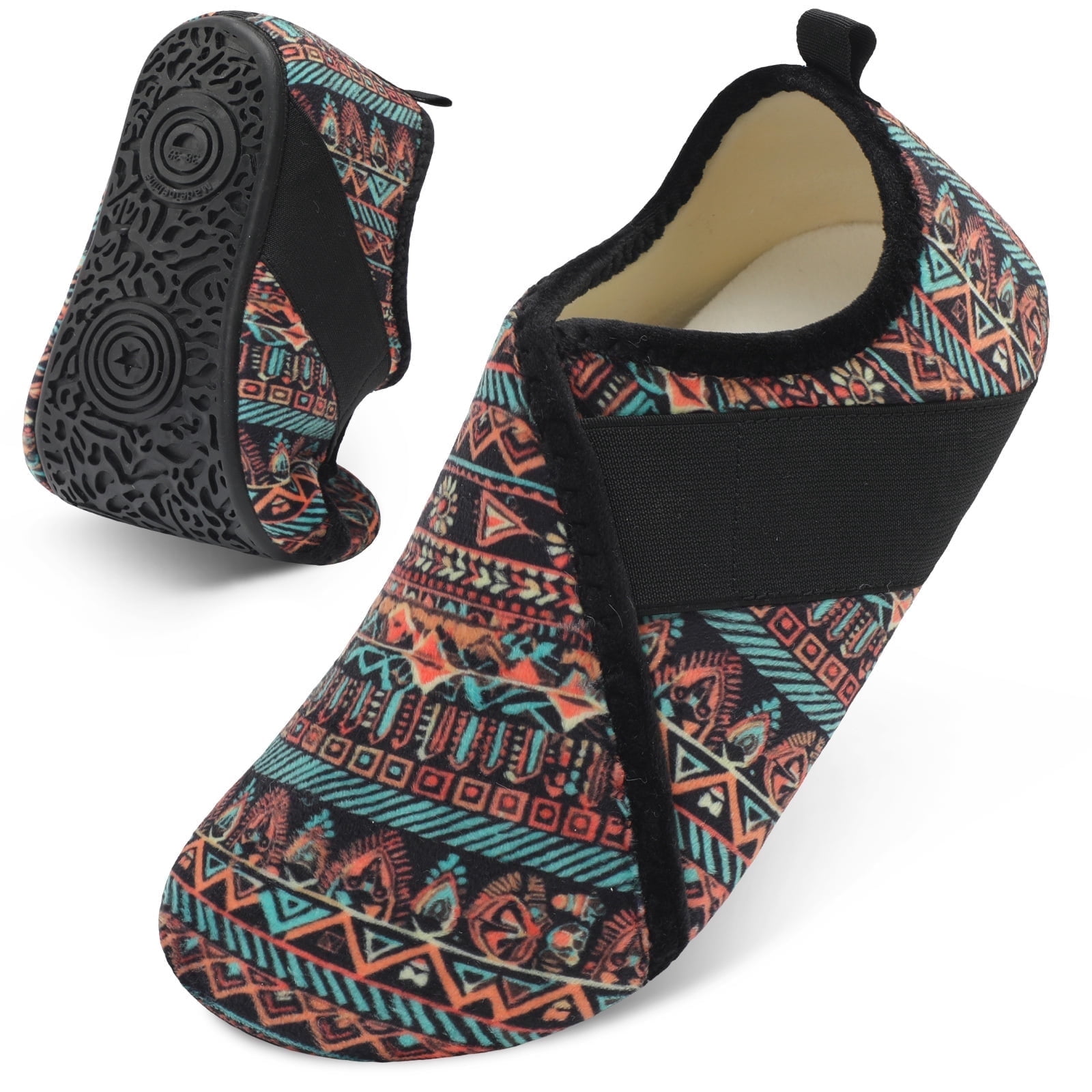 Barerun House Slippers for Women with Rubber Sole Comfy Furry Bedroom ...