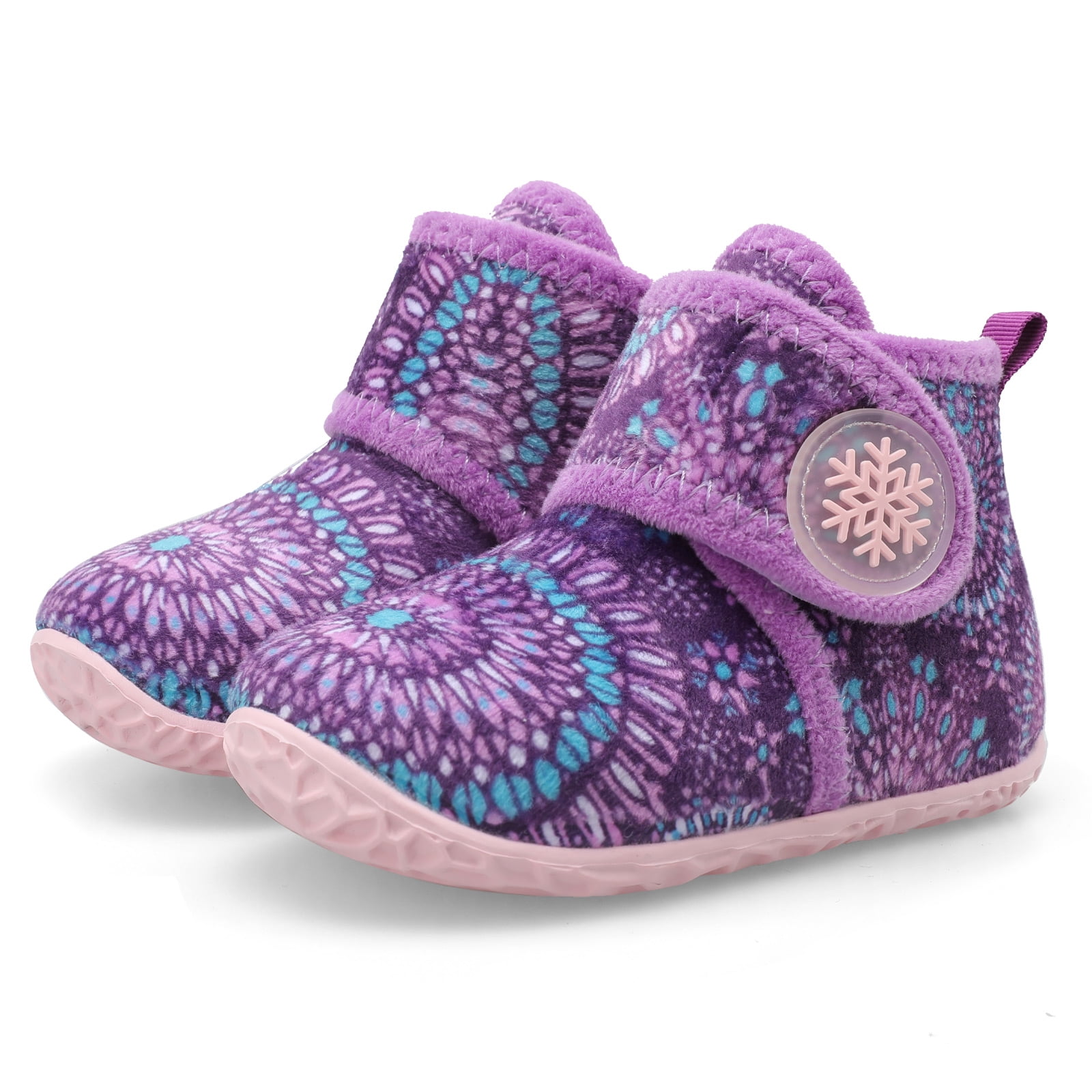 Barerun Children's Warm Indoor/Outdoor Slippers for Boys & Girls, Non ...