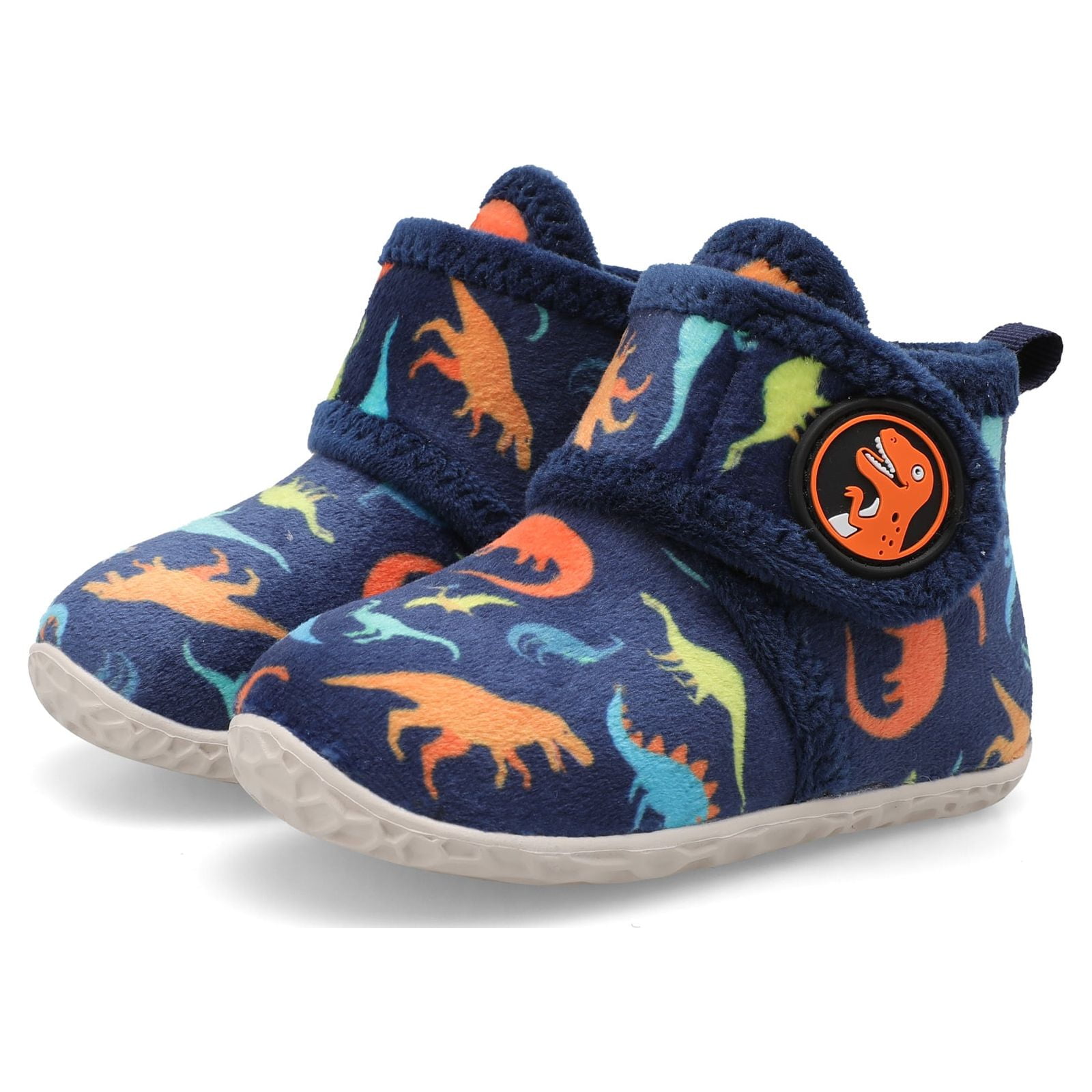 Barerun Kids House Slippers with Hard Sole, Warm Indoor Shoes for ...