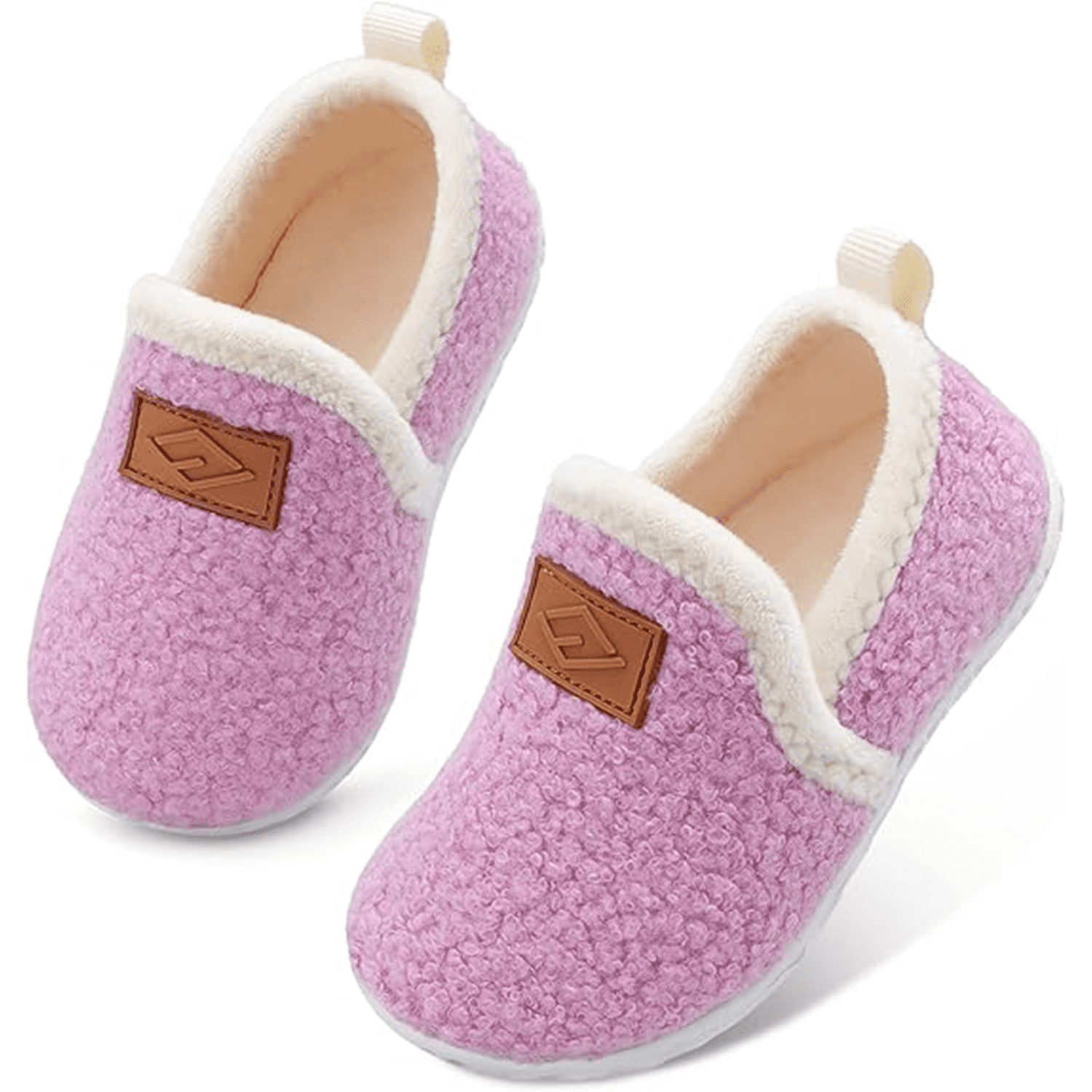 Barerun Toddler & Kids Slippers Boys Girls House Shoes Slippers ...
