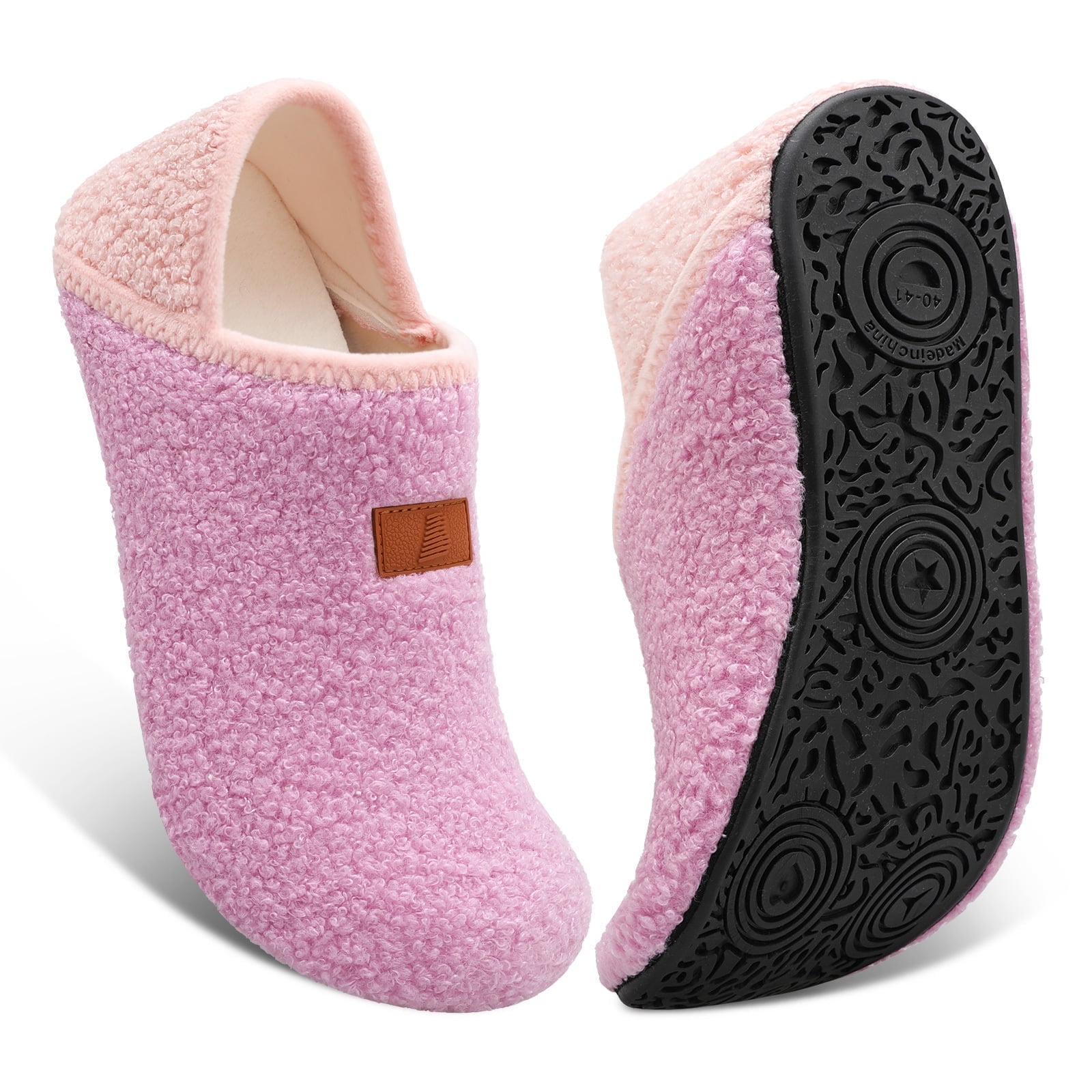 Barerun Womens Indoor/Outdoor Bedroom Slipper, Soft Warm Memory Foam ...