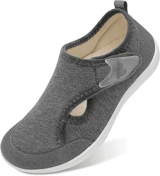 Barerun Womens Adjustable Non-Slip Diabetic Shoes, Wide Slippers for ...