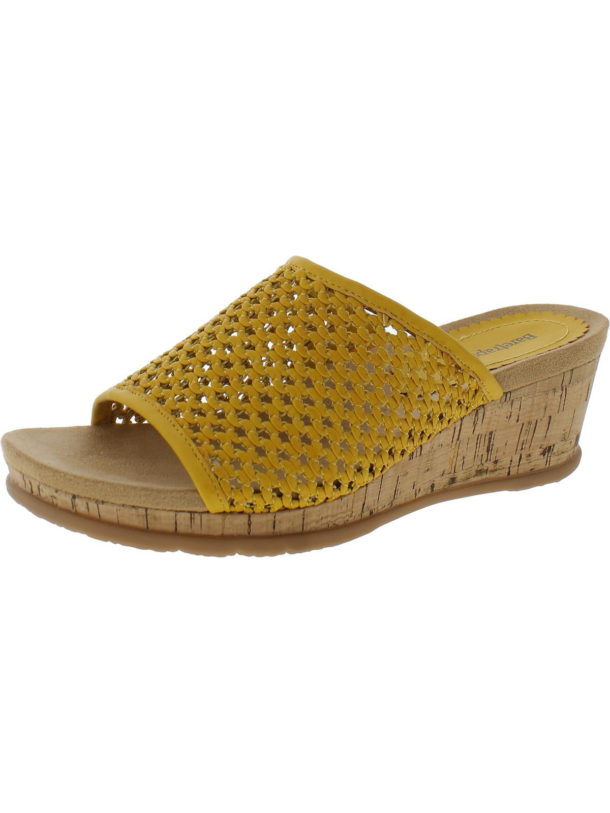 Baretraps Womens FLOSSEY Cork Slip On Wedge Sandals - Walmart.com
