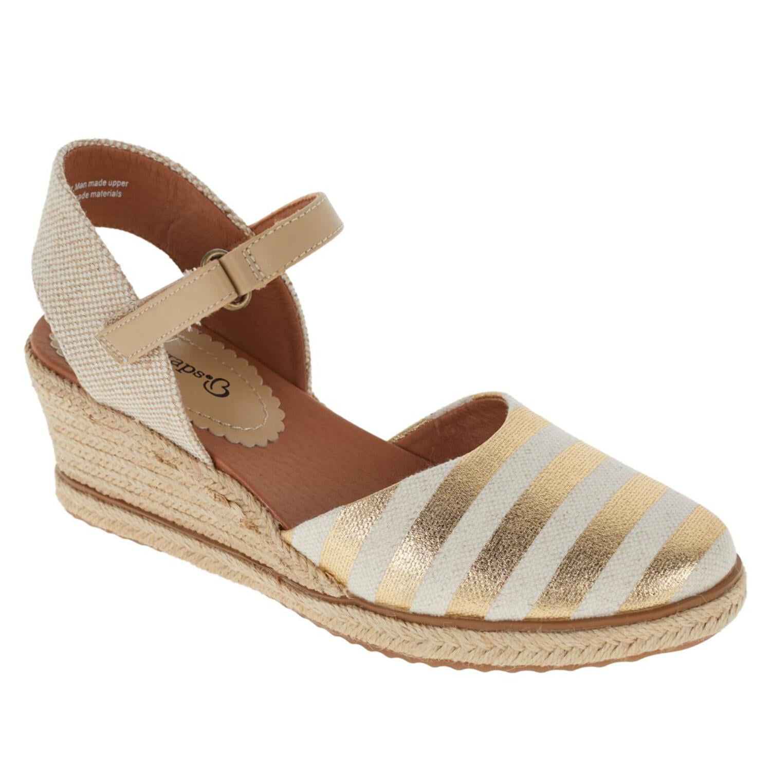 Baretraps Ocean Closed-Toe Espadrille Wedge Sandal - Walmart.com