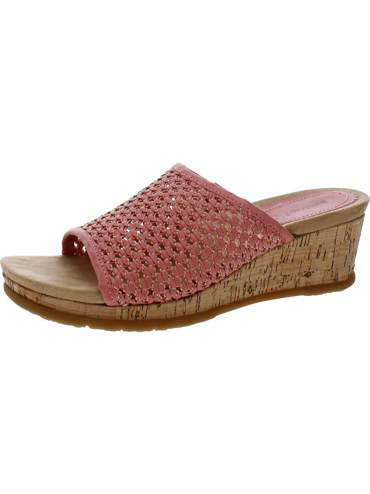 Baretraps Womens FLOSSEY Cork Slip On Wedge Sandals - Walmart.com