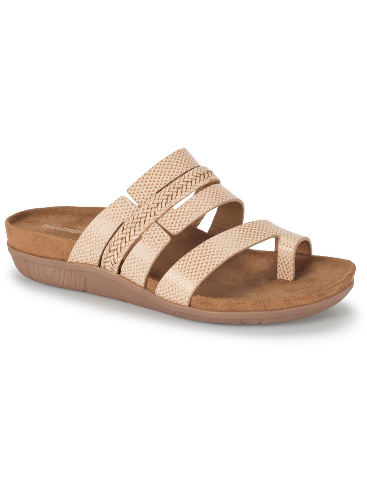 Baretraps Womens Jorry Faux Leather Slide Sandals - Walmart.com