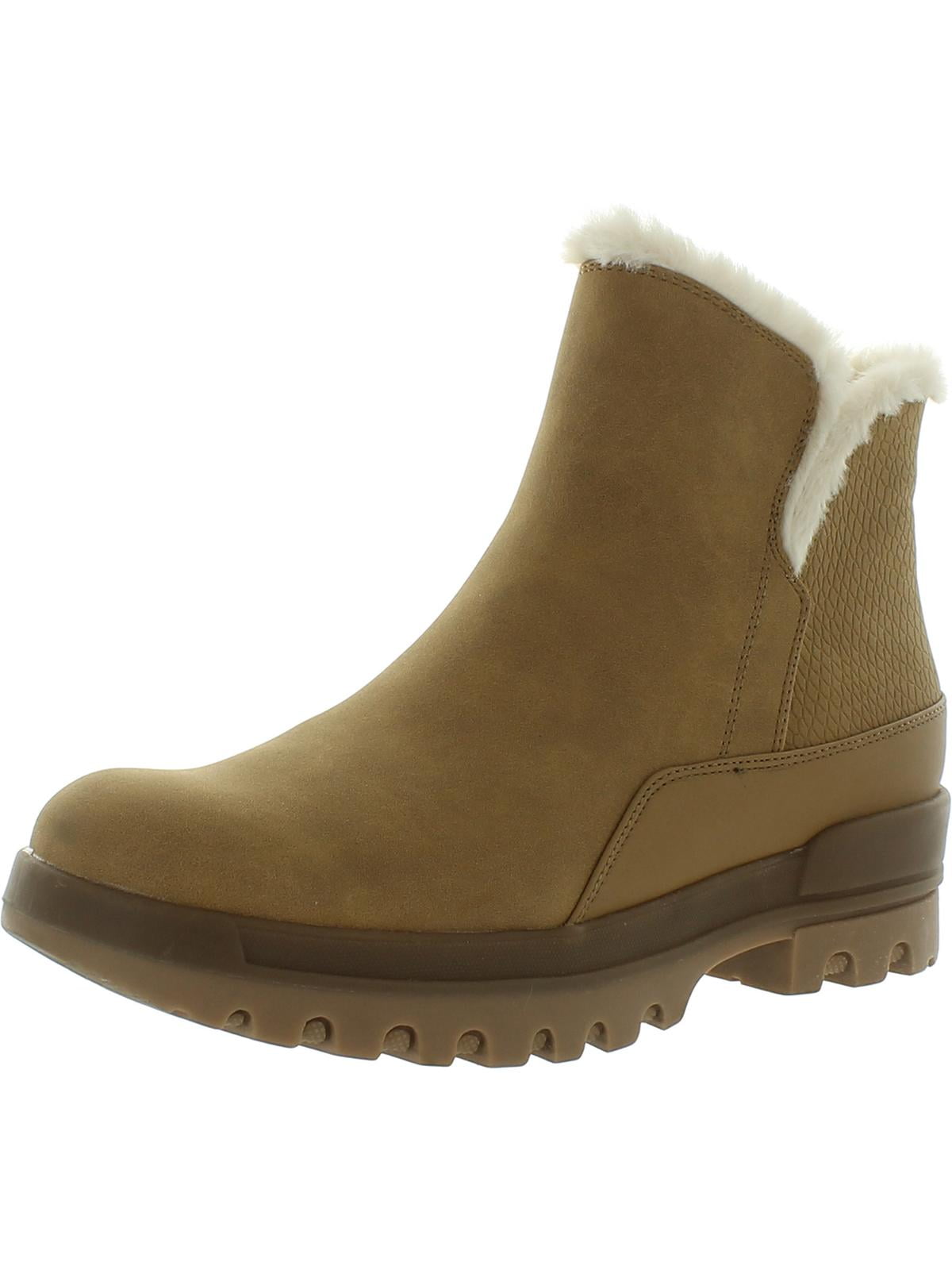Baretraps Womens Noemi Faux Leather Cozy Winter & Snow Boots - Walmart.com