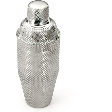 Viski Stainless Steel Contoured Shine Polished Parisian Cocktail Shaker ...