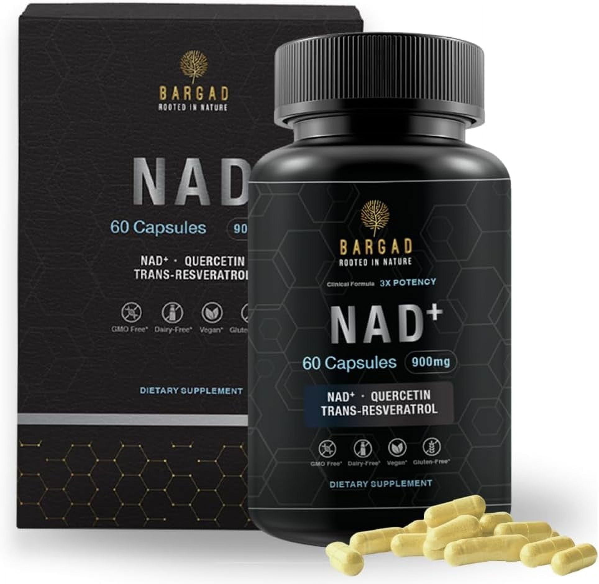 Bargad NAD+ Capsules - Walmart.com