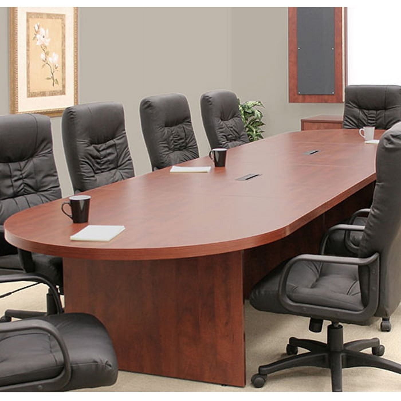 Bargain 12ft - 26ft Large Conference Table with Power Data Modules ...